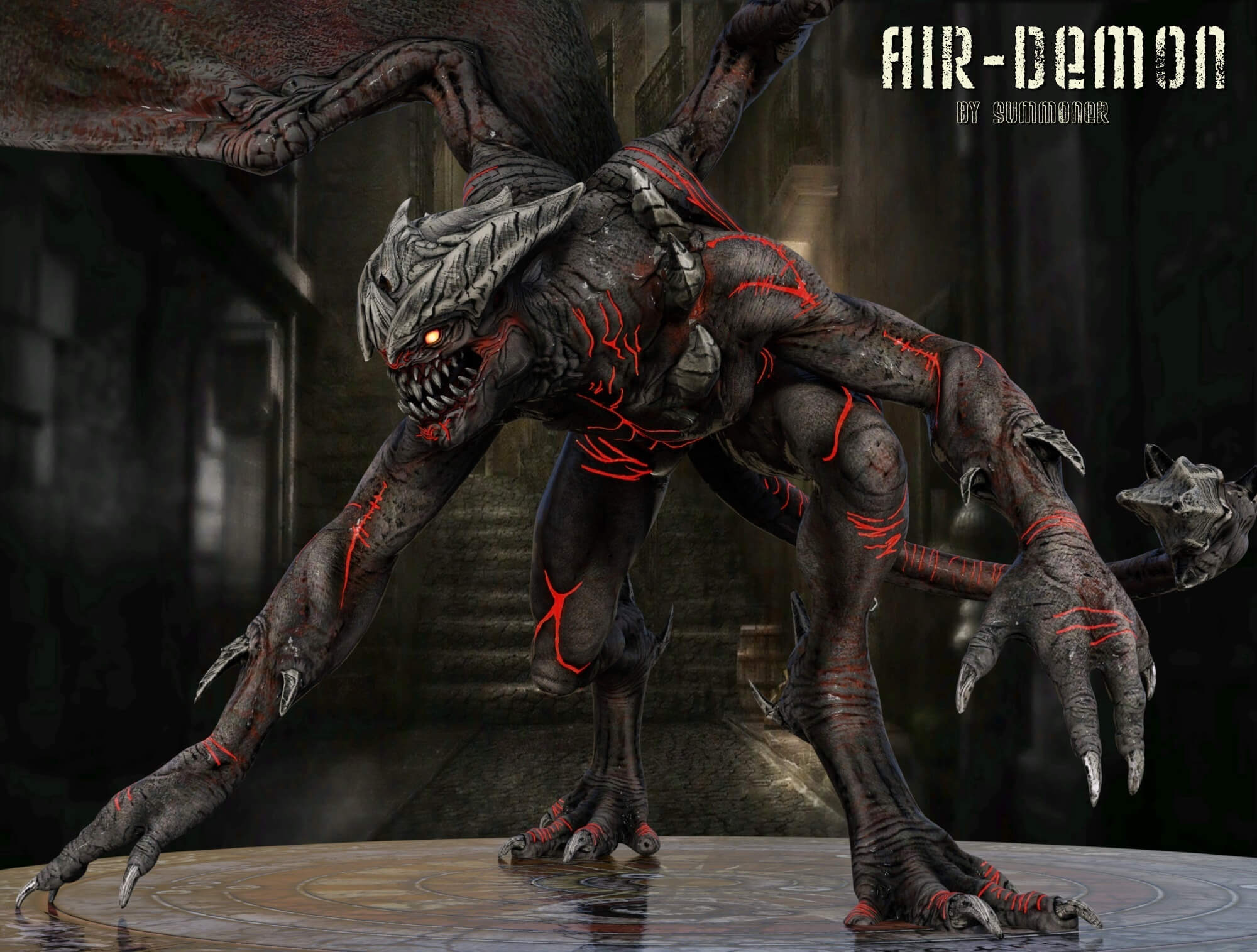 Summoner's Air-Demon Daz Content by Summoner