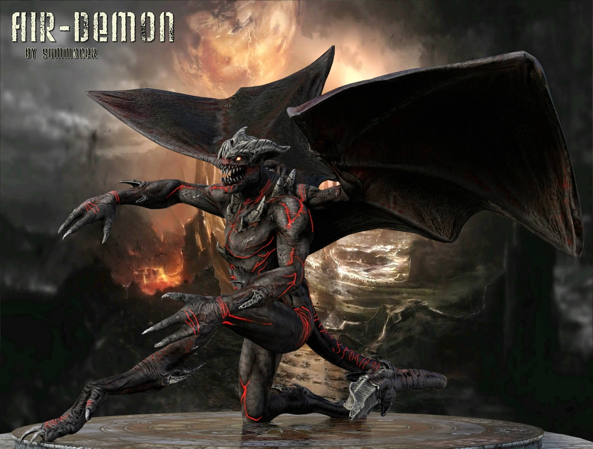 Summoner's Air-Demon Daz Content by Summoner