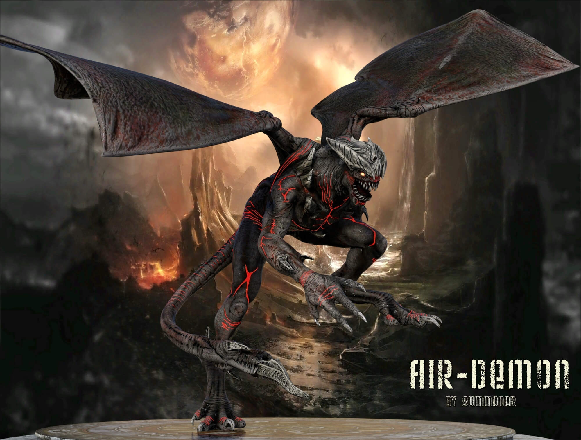 Summoner's Air-Demon Daz Content by Summoner
