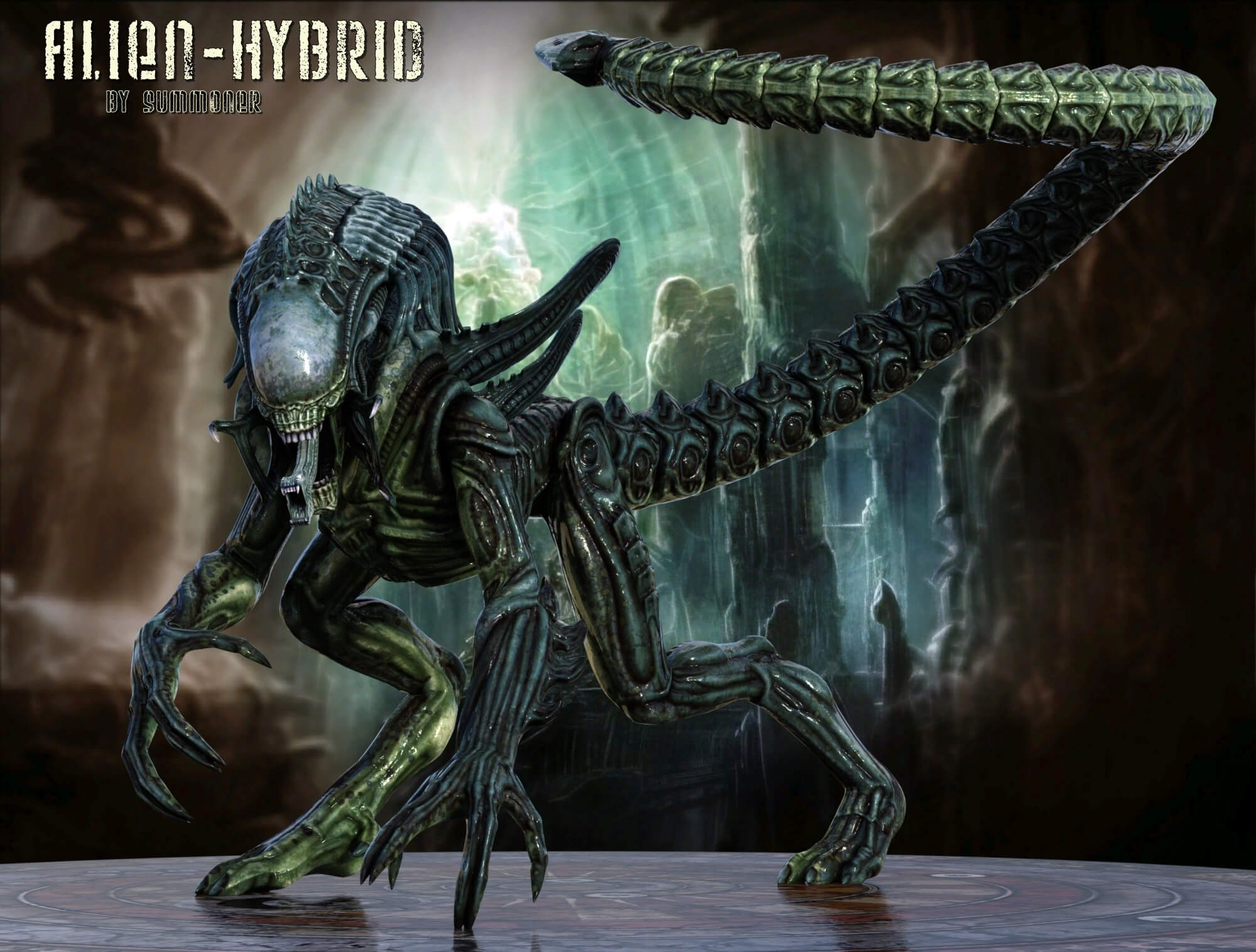 Summoner's Alien-Hybrid Daz Content by Summoner