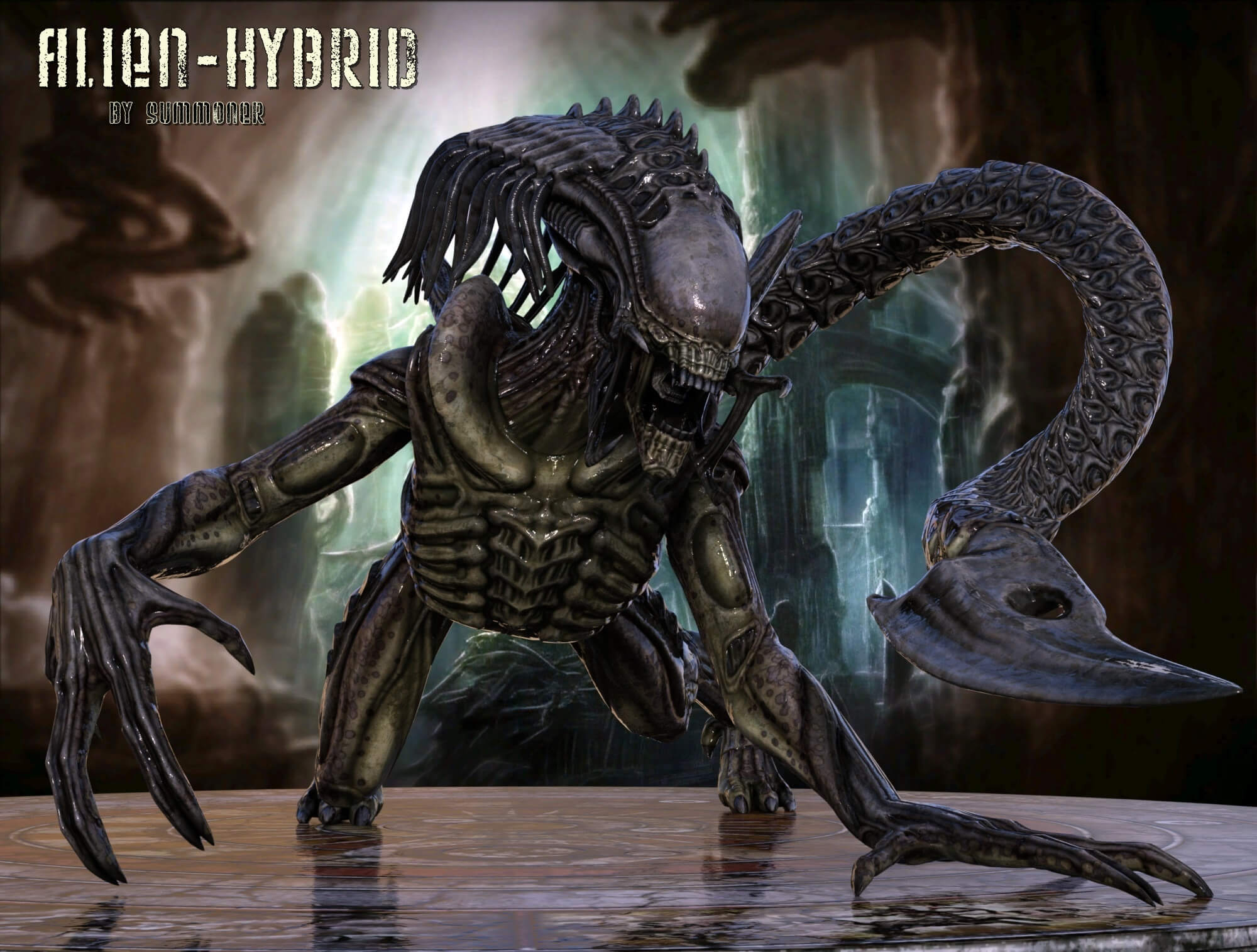 Summoner's Alien-Hybrid Daz Content by Summoner