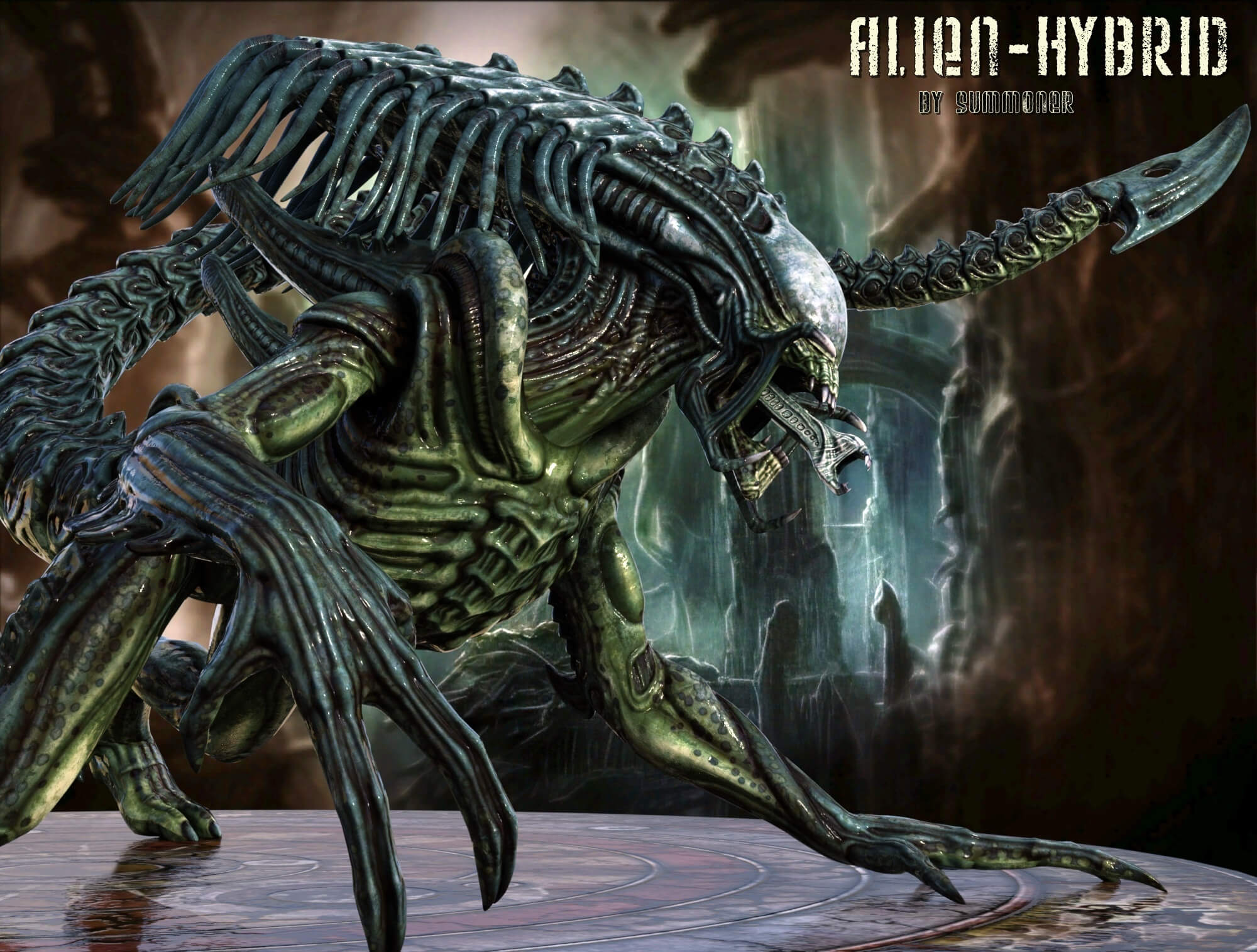 Summoner's Alien-Hybrid Daz Content by Summoner