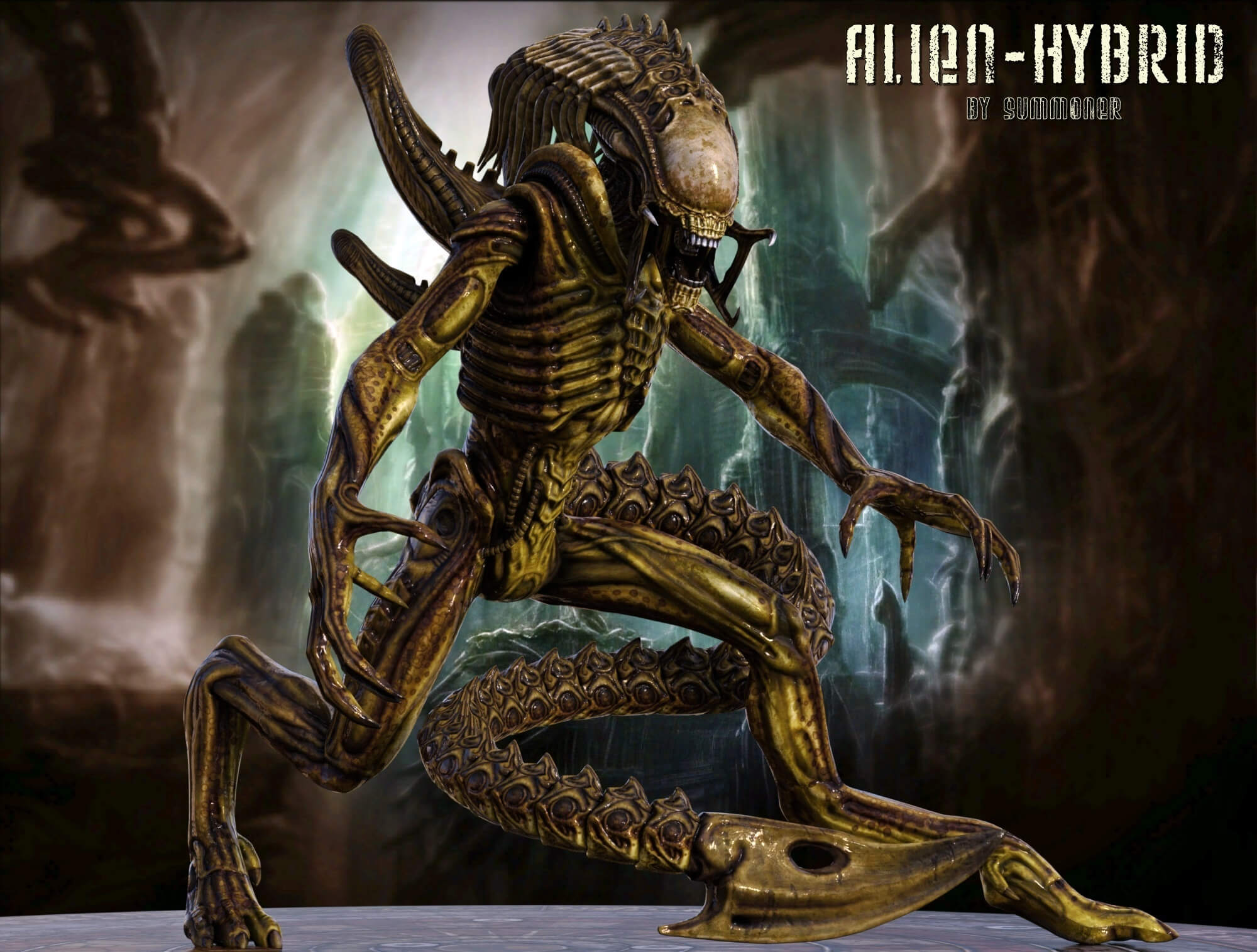 Summoner's Alien-Hybrid Daz Content by Summoner
