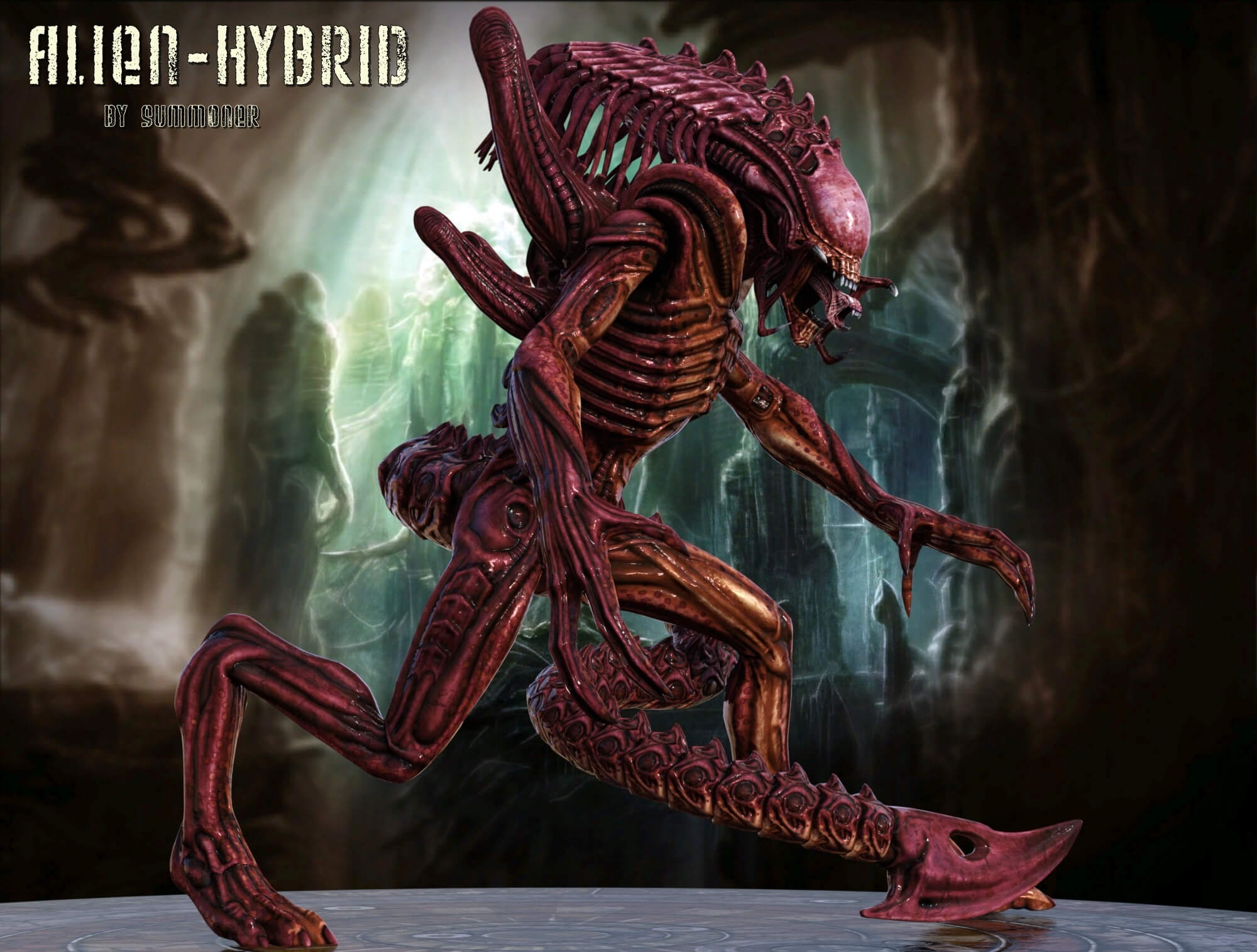 Summoner's Alien-Hybrid Daz Content by Summoner