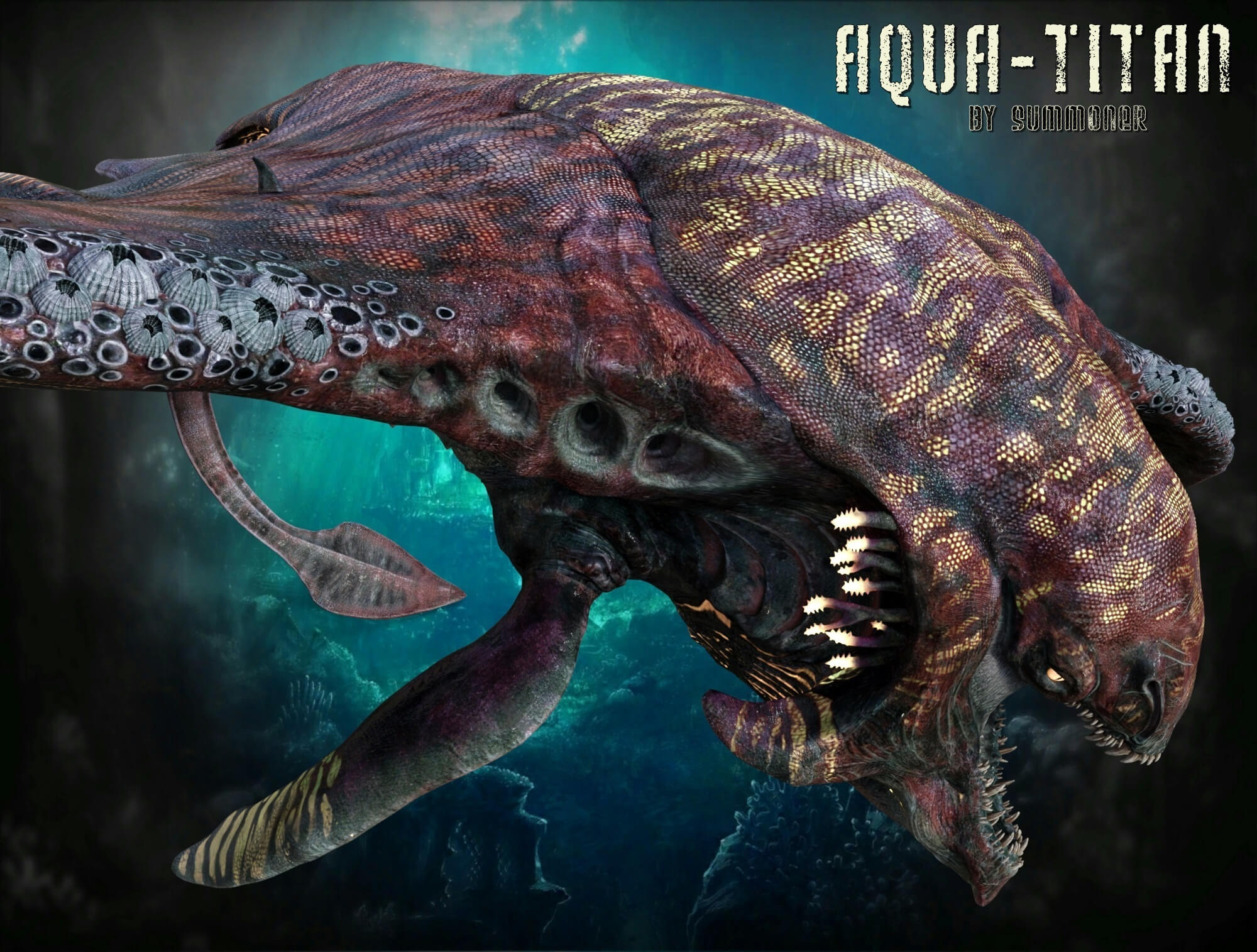 Summoner's Aqua-Titan Daz Content by Summoner