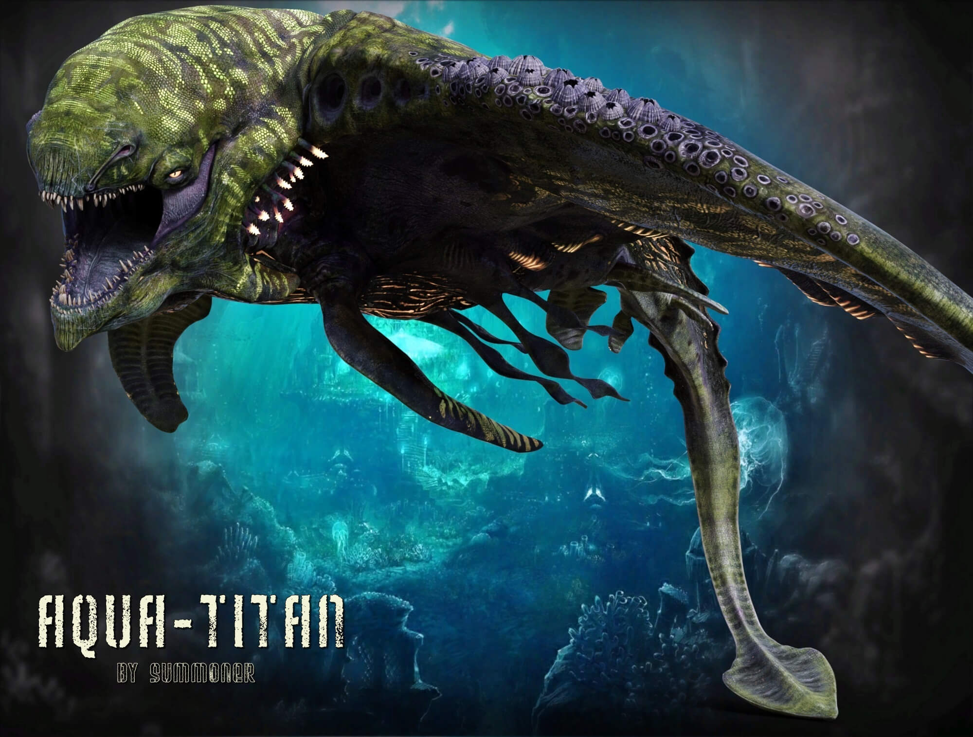 Summoner's Aqua-Titan Daz Content by Summoner