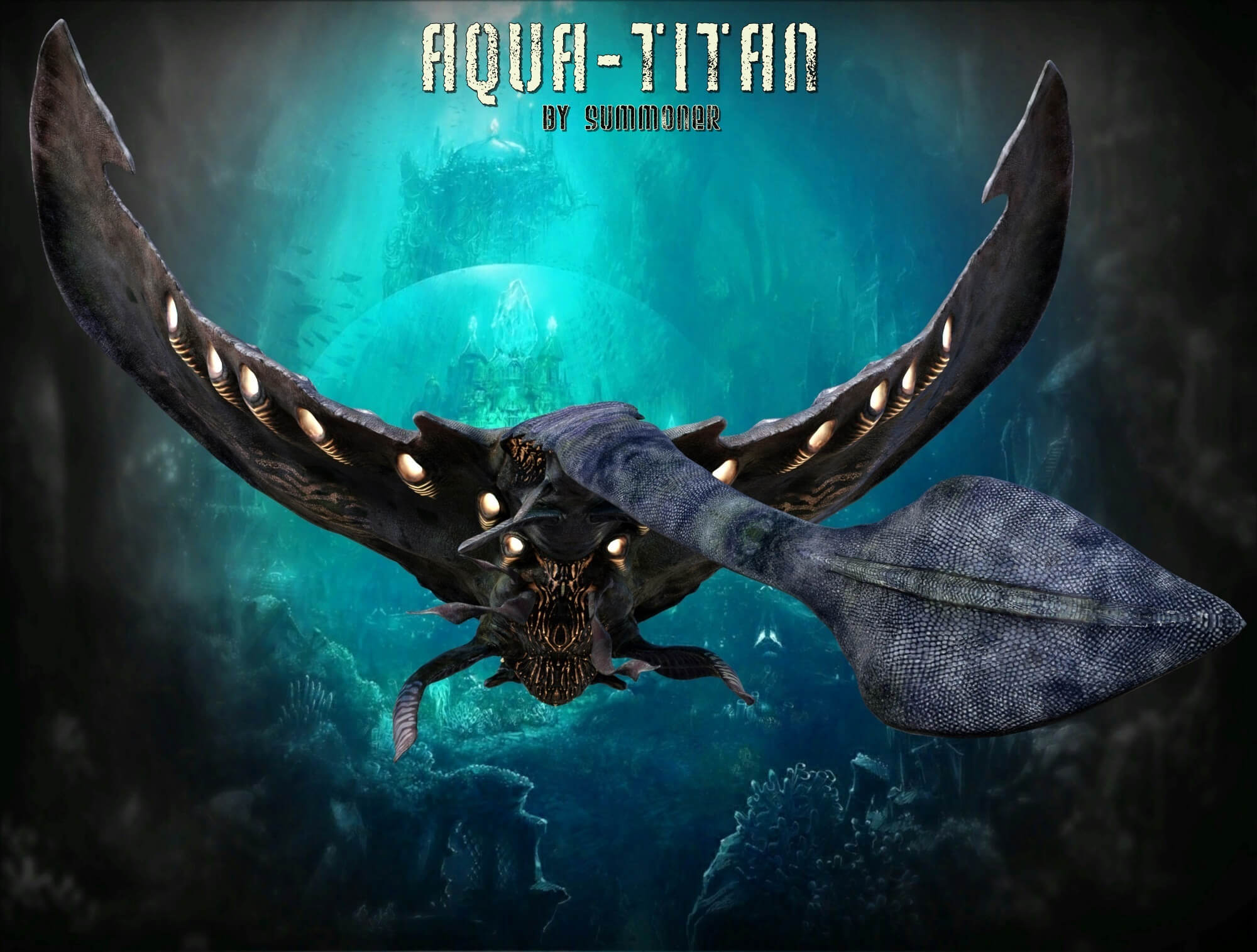 Summoner's Aqua-Titan Daz Content by Summoner