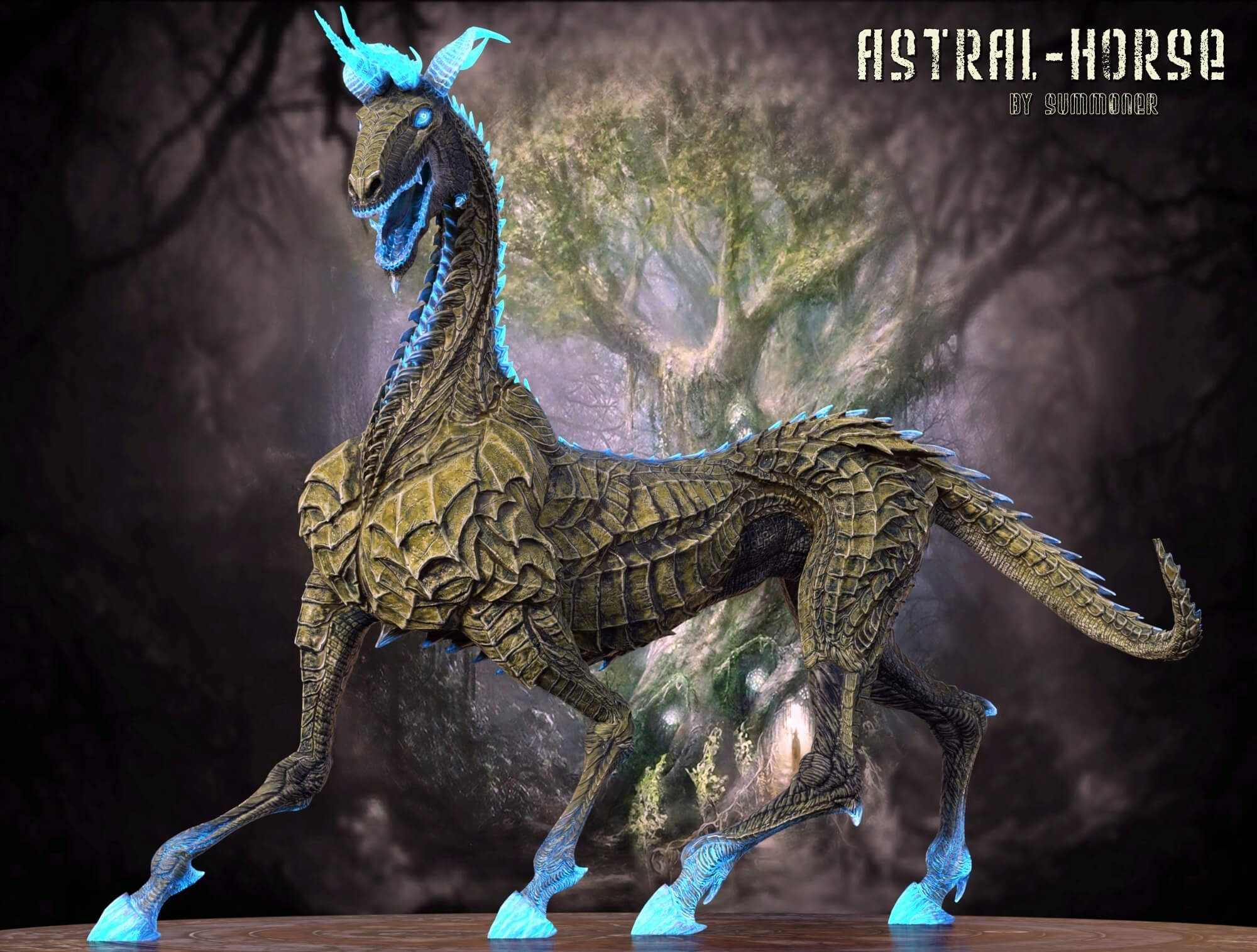 Summoner's Astral-Horse Daz Content by Summoner