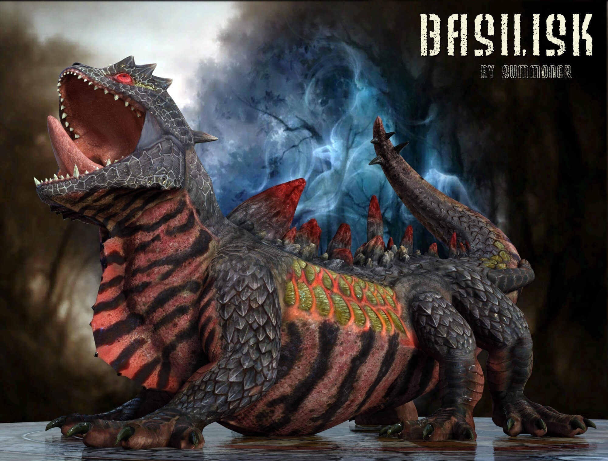 Summoner's Basilisk - Daz Content by Summoner