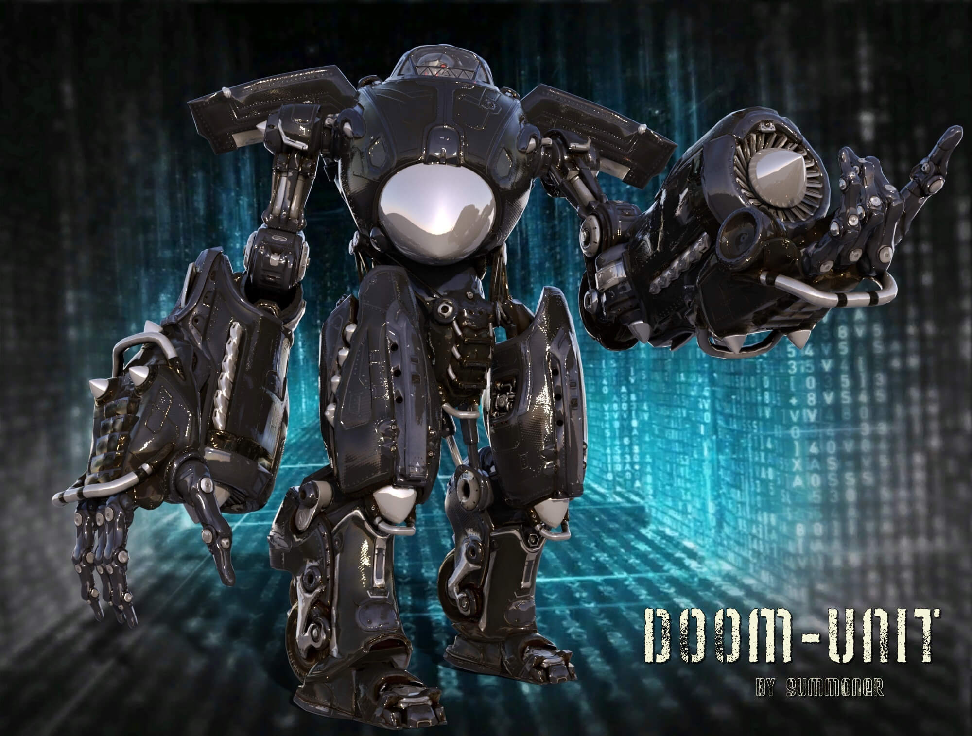 Summoner's Doom-Unit Daz Content by Summoner