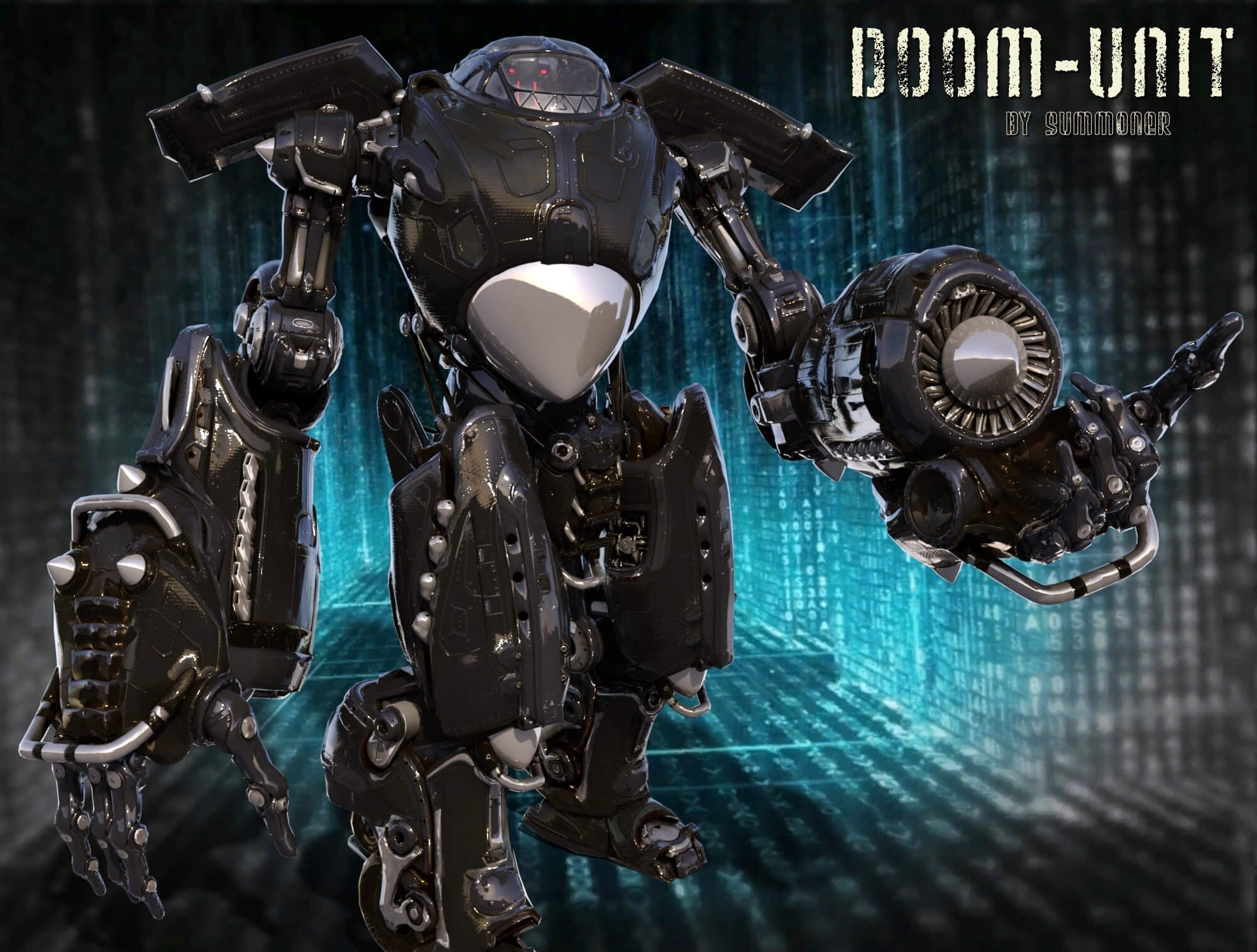 Summoner's Doom-Unit Daz Content by Summoner