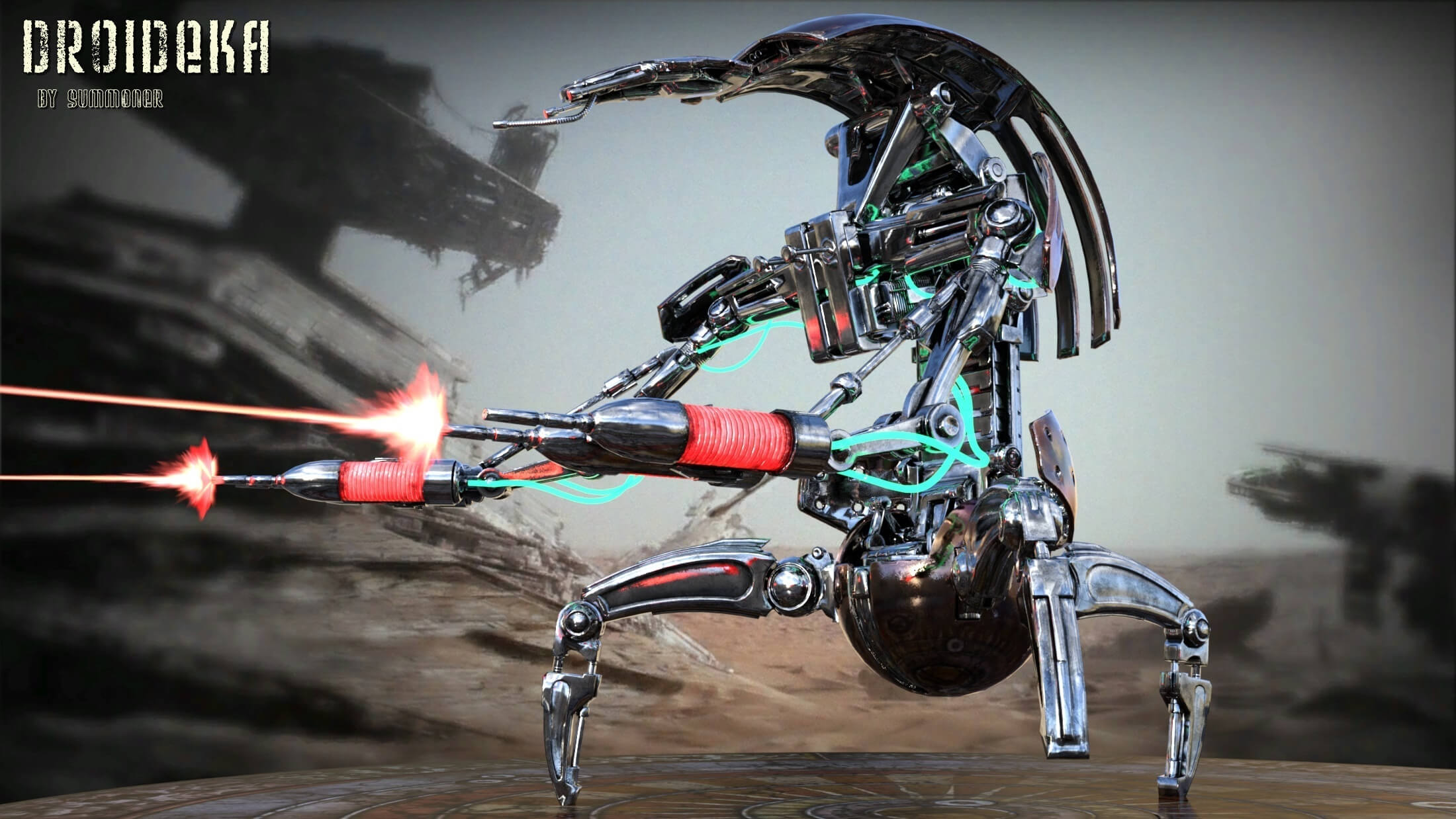 Summoner's Droideka - Daz Content by Summoner