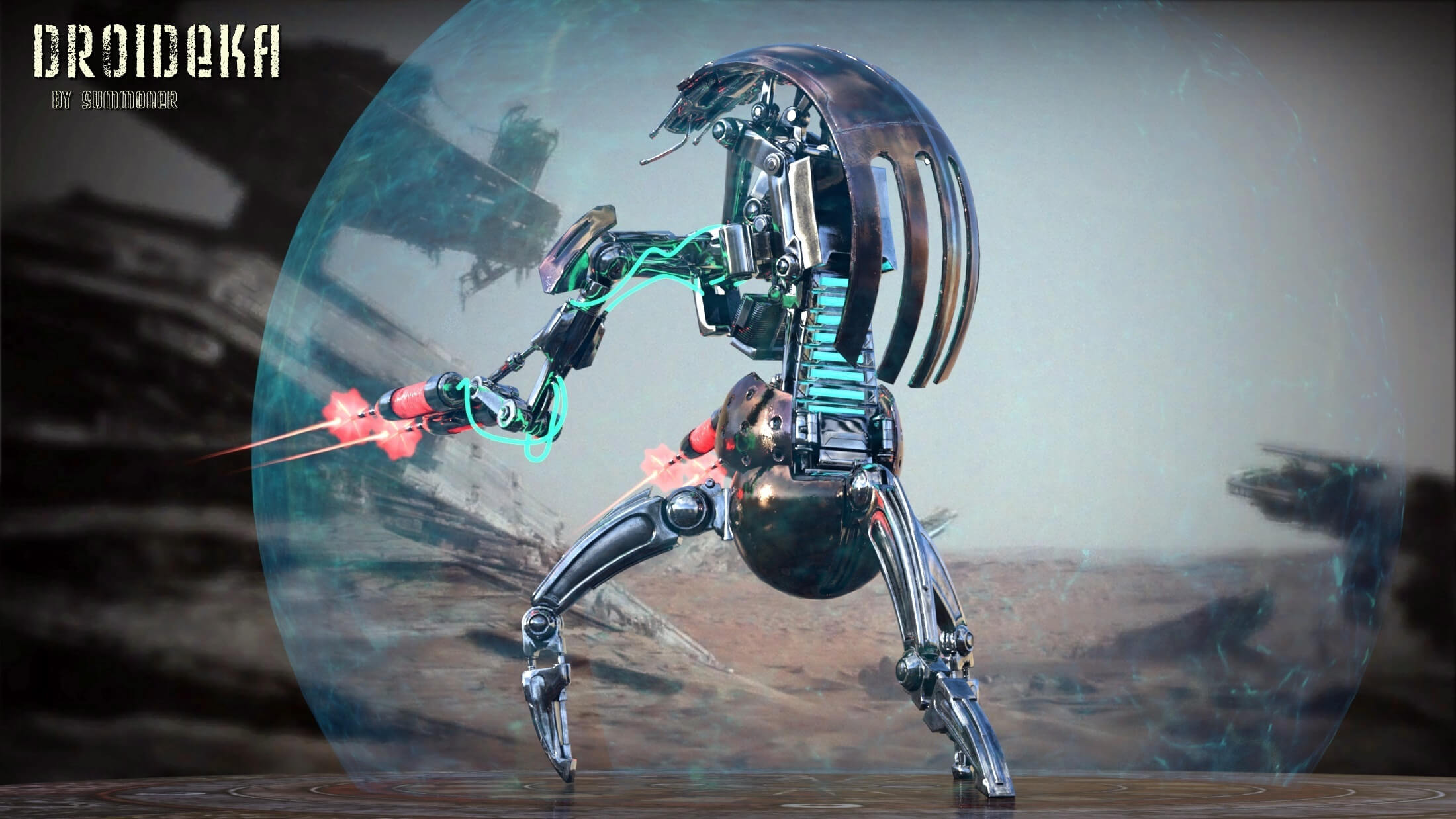 Summoner's Droideka - Daz Content by Summoner