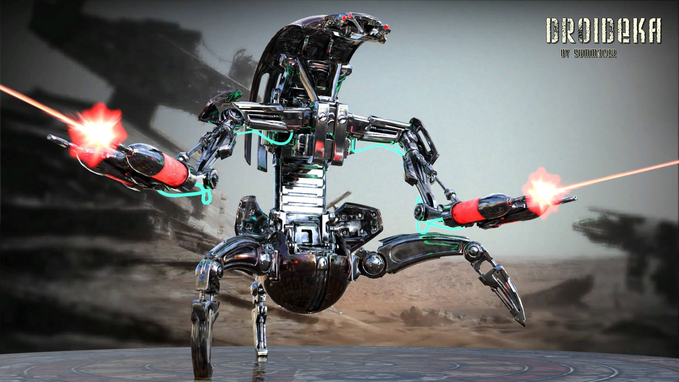 Summoner's Droideka - Daz Content by Summoner