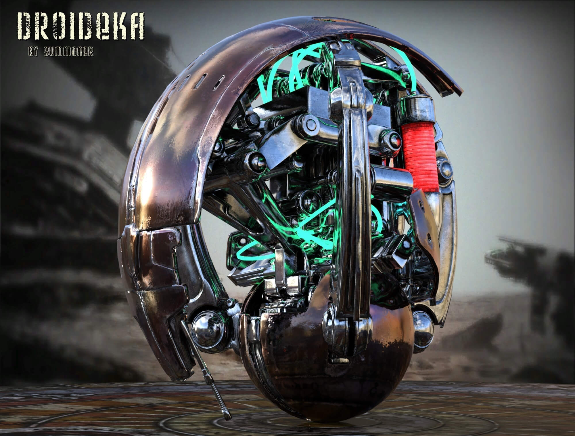 Summoner's Droideka - Daz Content by Summoner