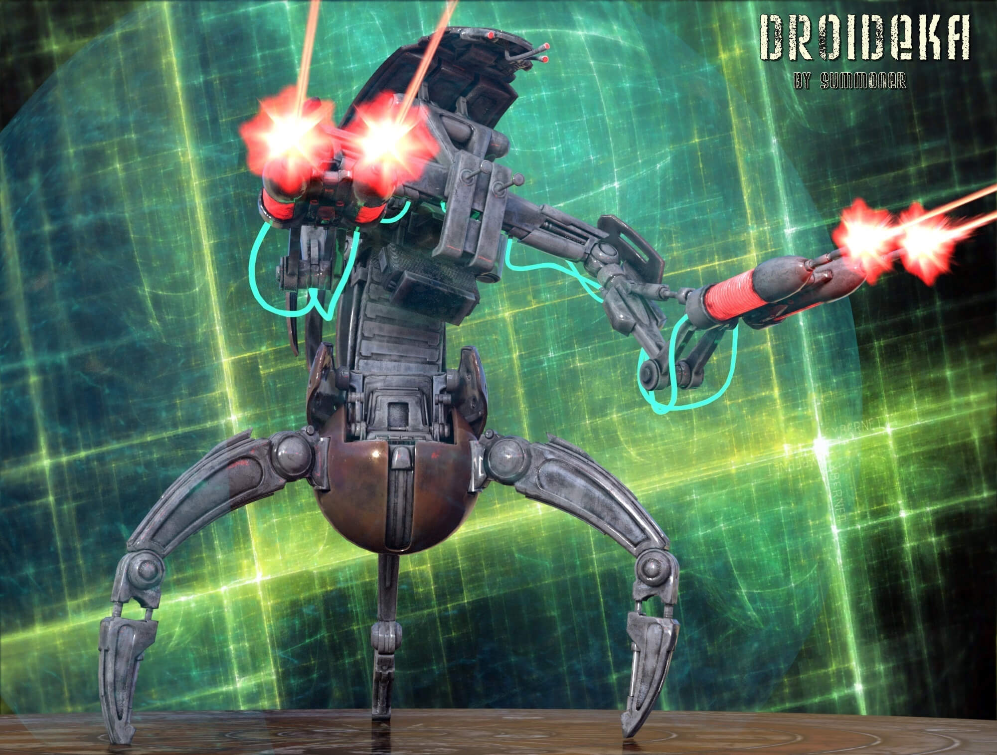 Summoner's Droideka - Daz Content by Summoner
