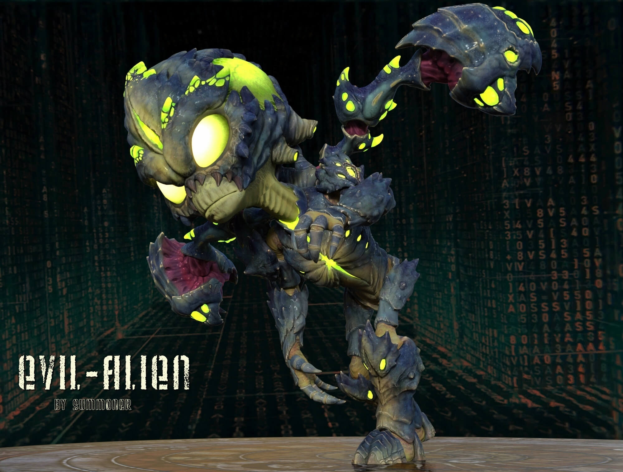 Summoner's Evil-Alien Daz Content by Summoner