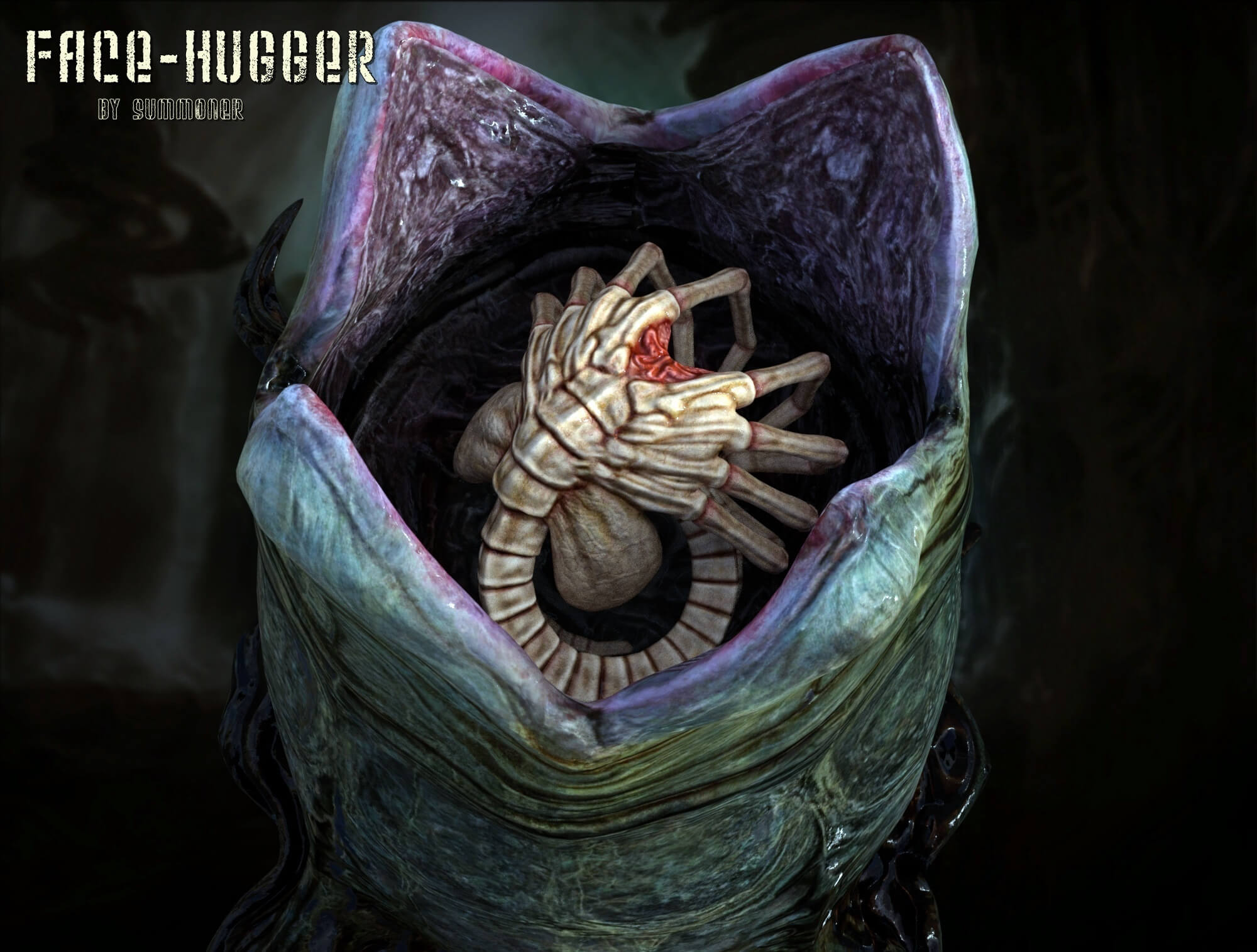Summoner's Face-Hugger Daz Content by Summoner