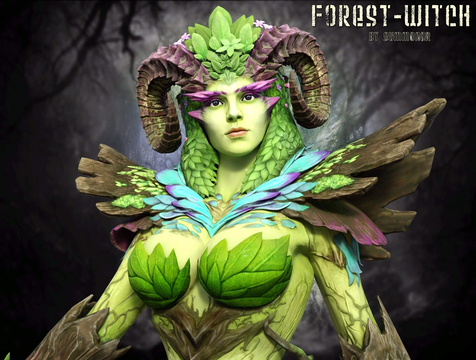 Summoner's Forest-Witch Daz Content by Summoner