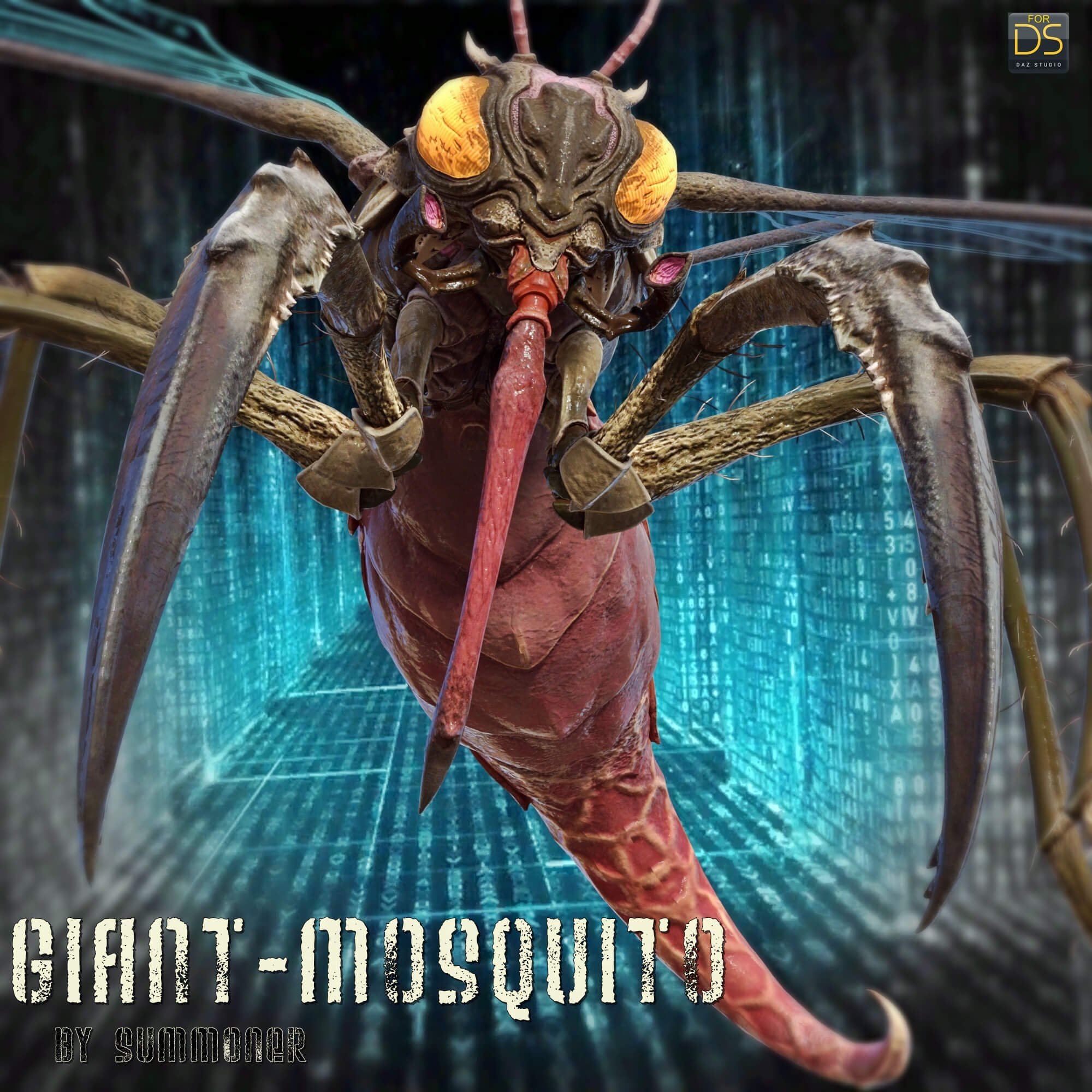 Summoner's Giant-Mosquito Daz Content by Summoner
