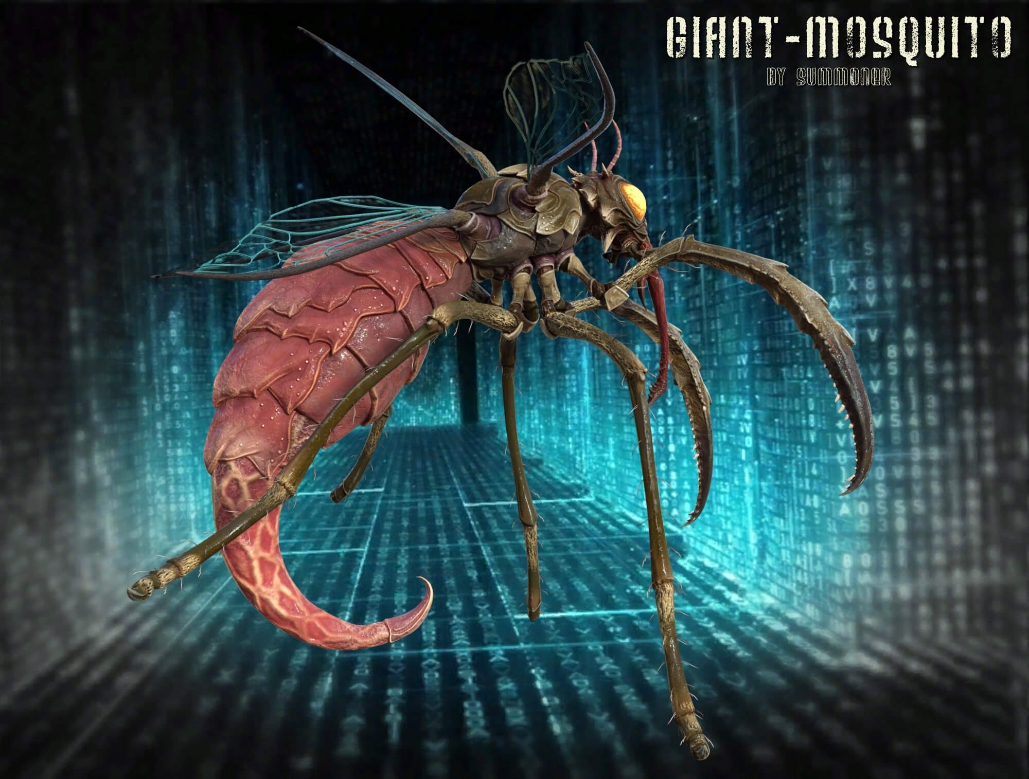 Summoner's Giant-Mosquito Daz Content by Summoner