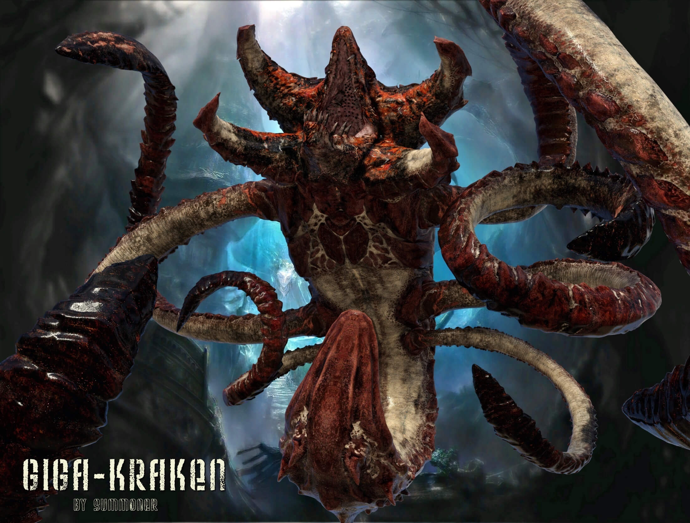 Summoner's Giga-Kraken Daz Content by Summoner