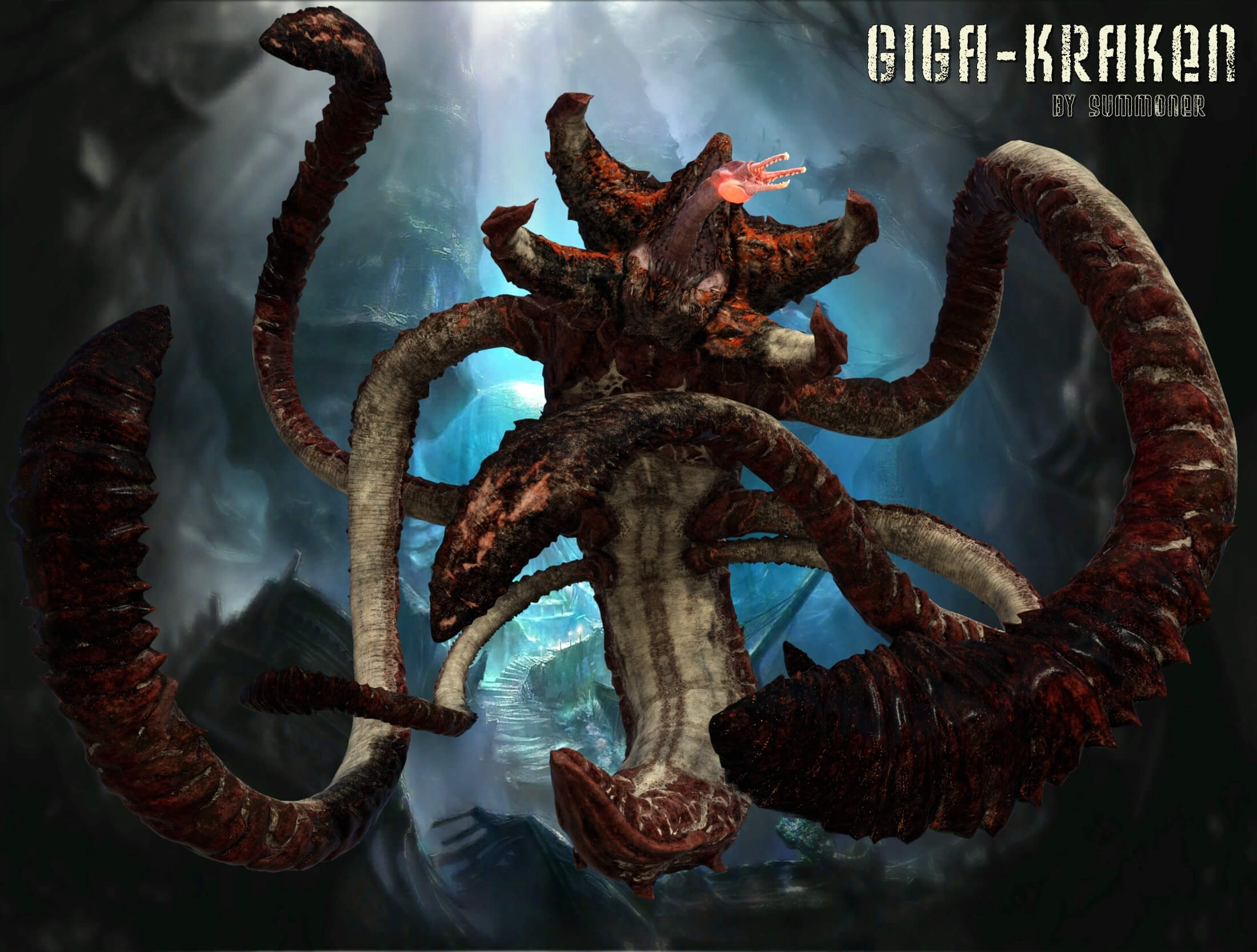 Summoner's Giga-Kraken Daz Content by Summoner