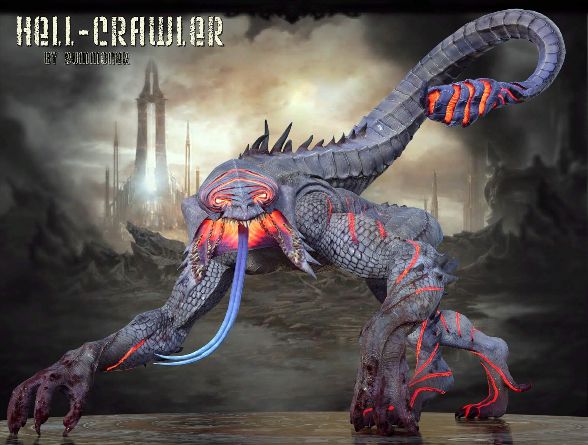 Summoner's Hell-Crawler Daz Content by Summoner