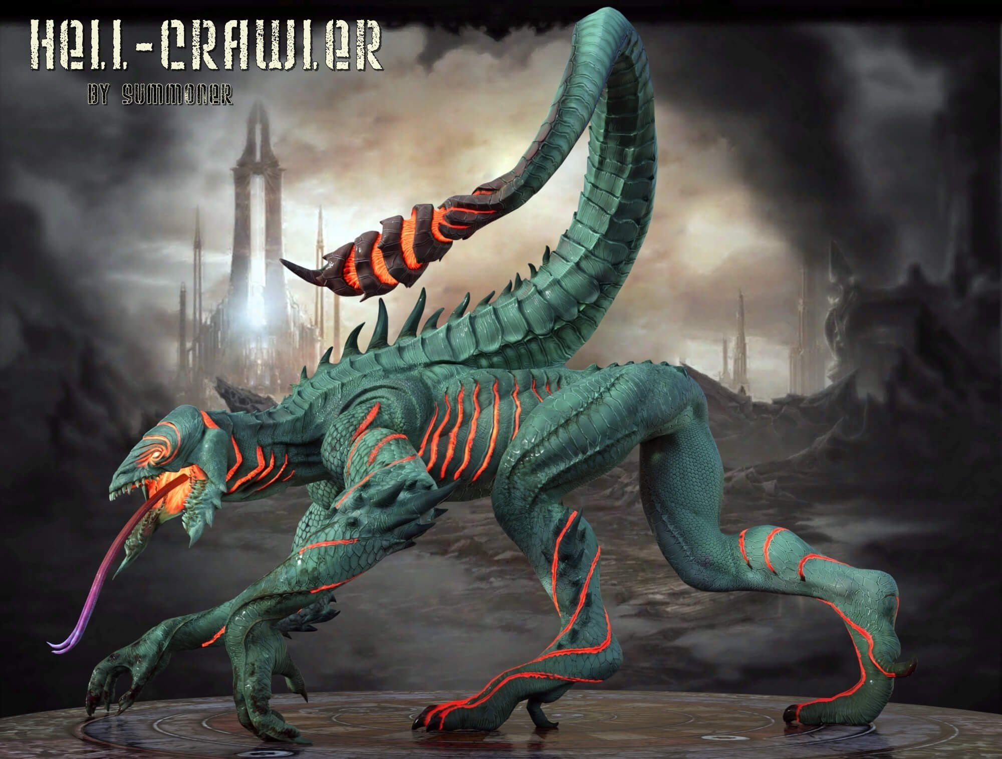 Summoner's Hell-Crawler Daz Content by Summoner