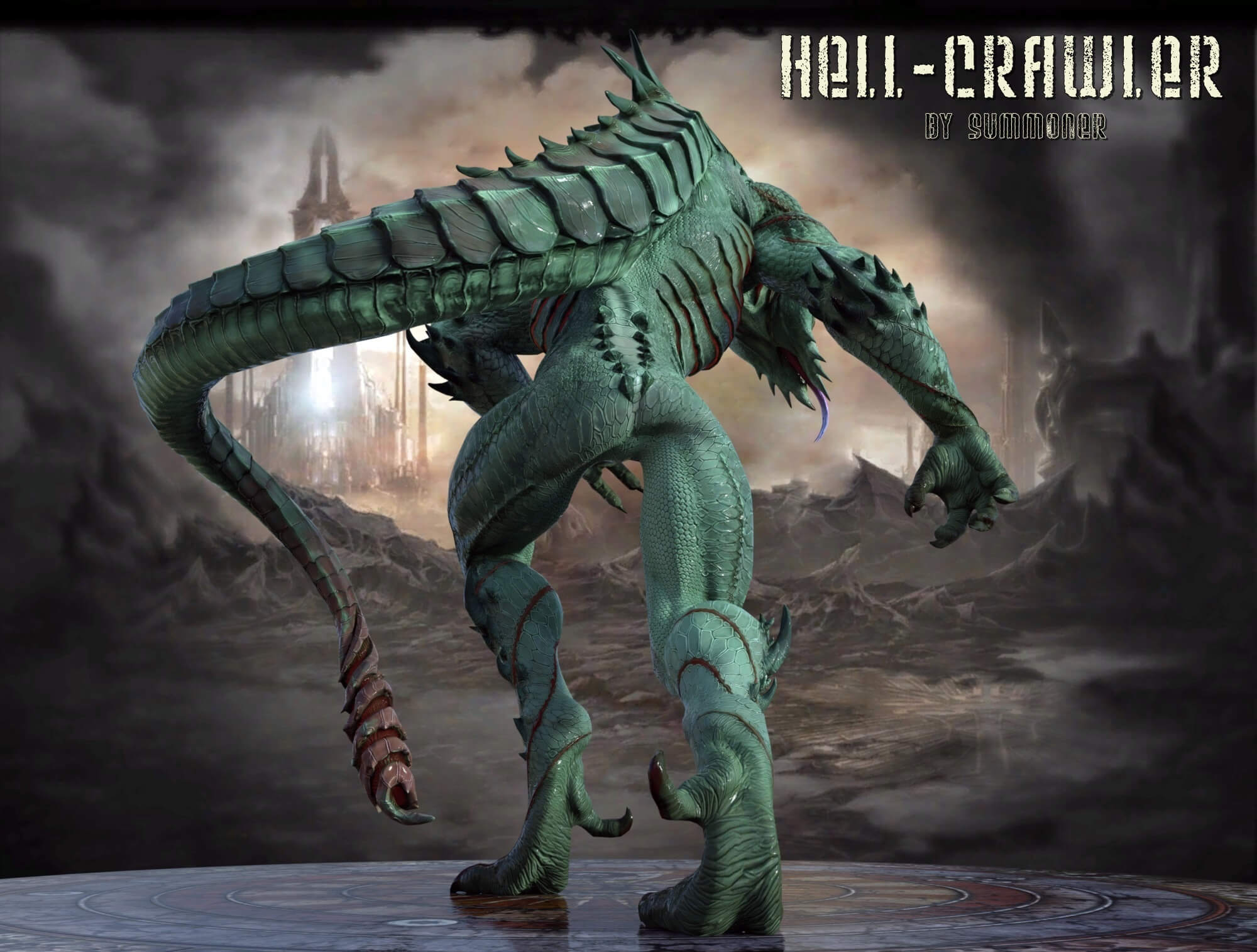 Summoner's Hell-Crawler Daz Content by Summoner