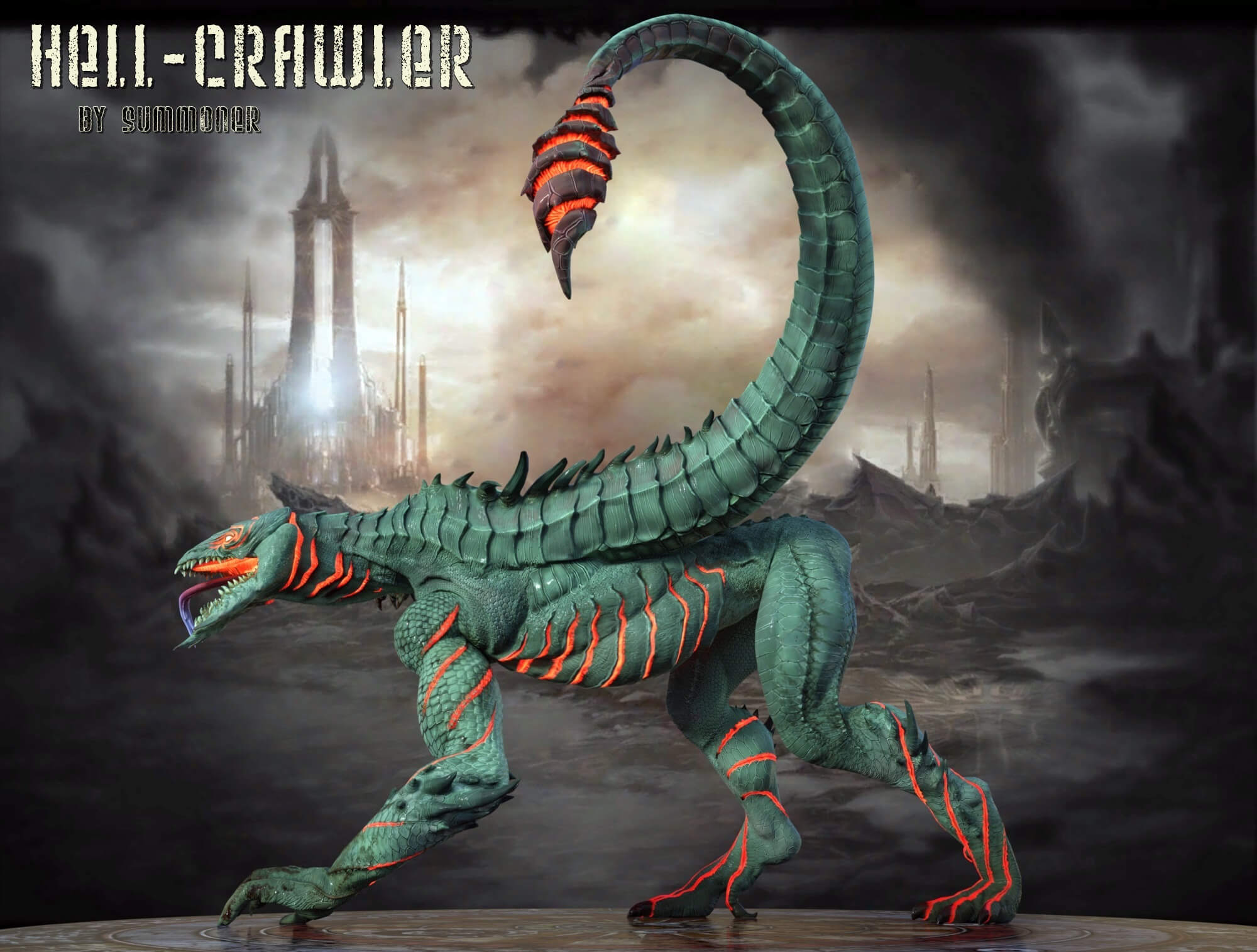 Summoner's Hell-Crawler Daz Content by Summoner