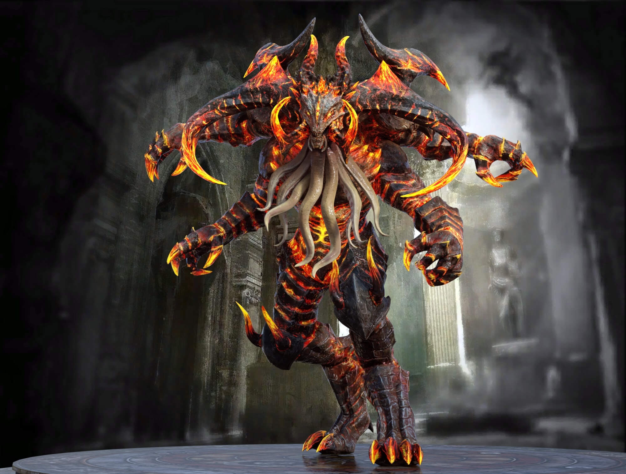 Summoner's Infernal Ashura (DS Version) - Daz Content by Summoner