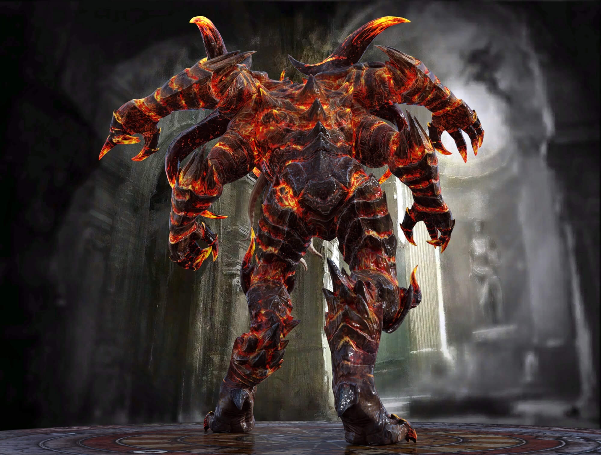 Summoner's Infernal Ashura (DS Version) - Daz Content by Summoner