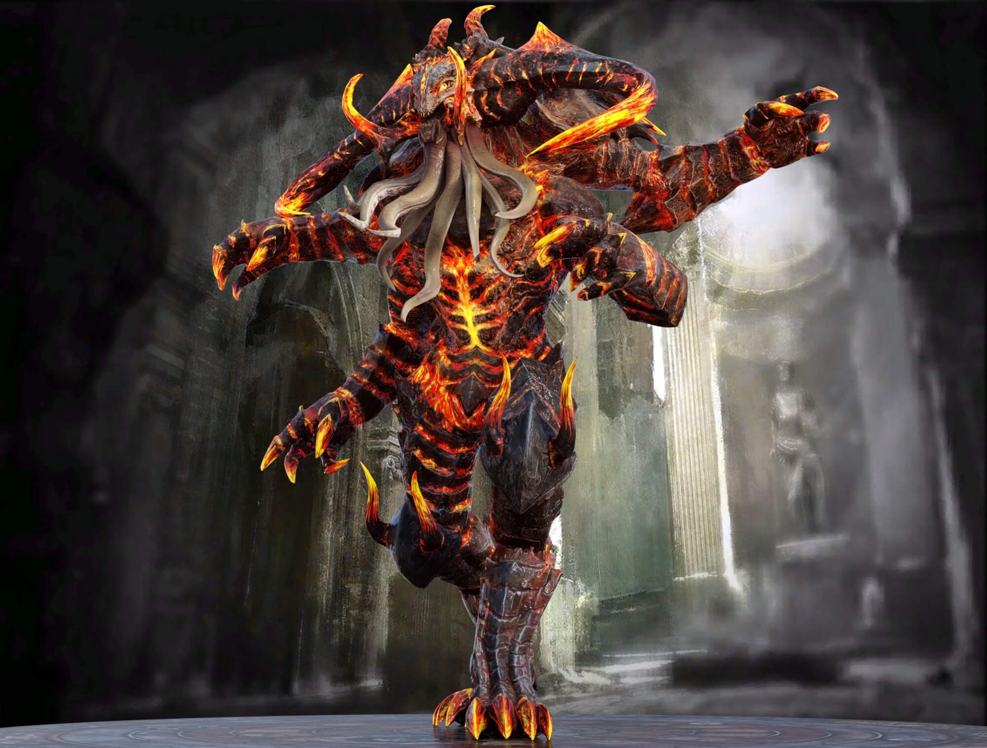 Summoner's Infernal Ashura (DS Version) - Daz Content by Summoner