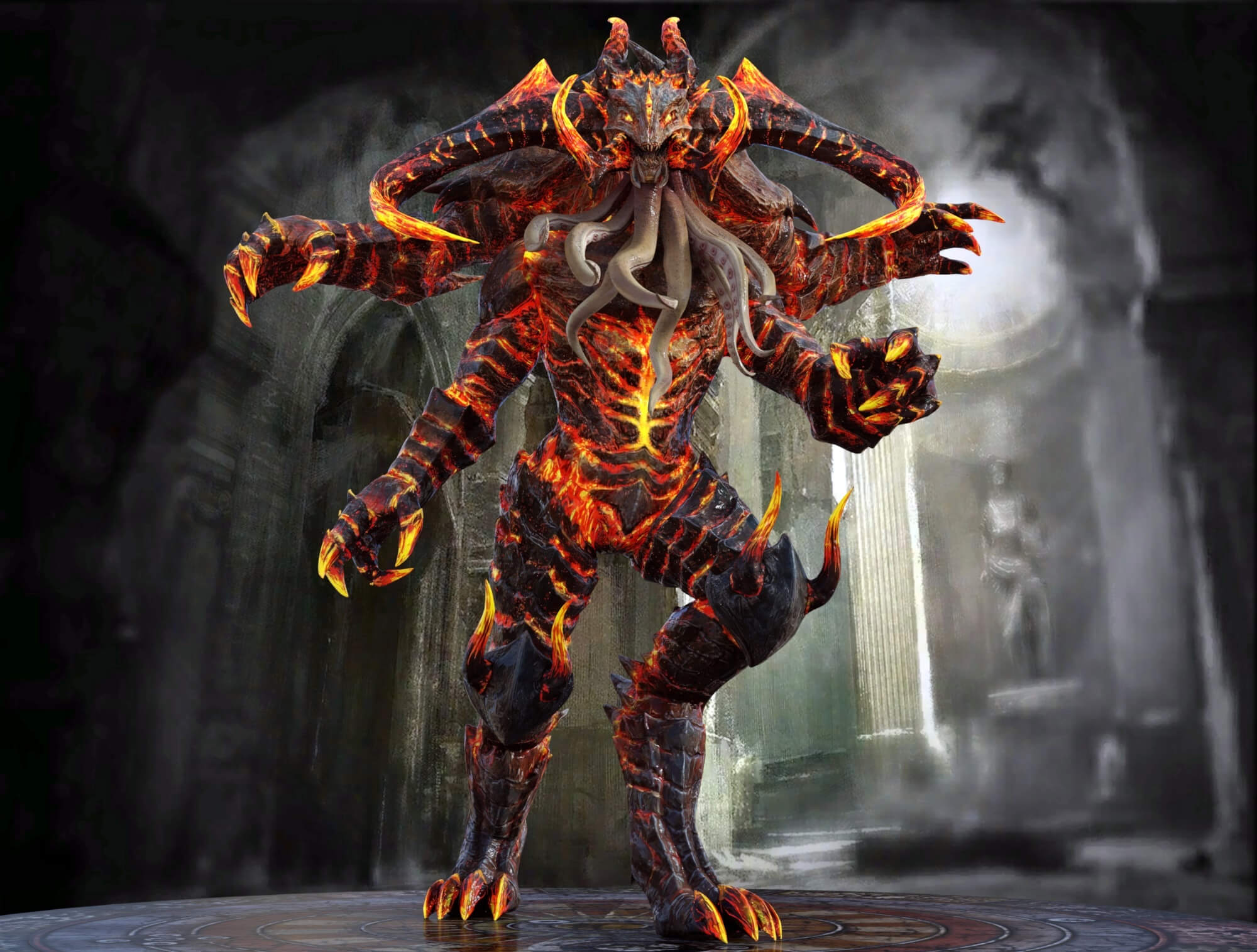 Summoner's Infernal Ashura (DS Version) - Daz Content by Summoner