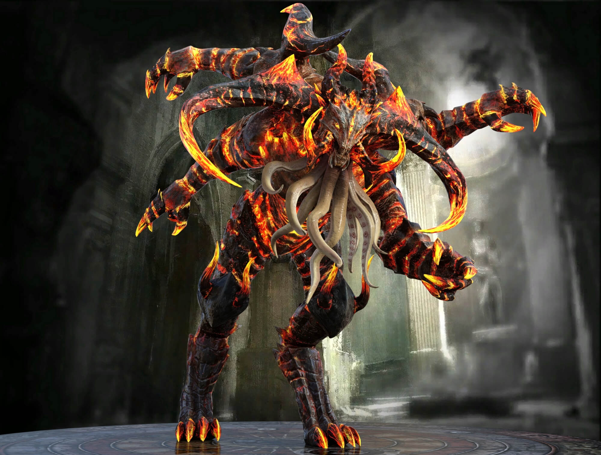 Summoner's Infernal Ashura (DS Version) - Daz Content by Summoner