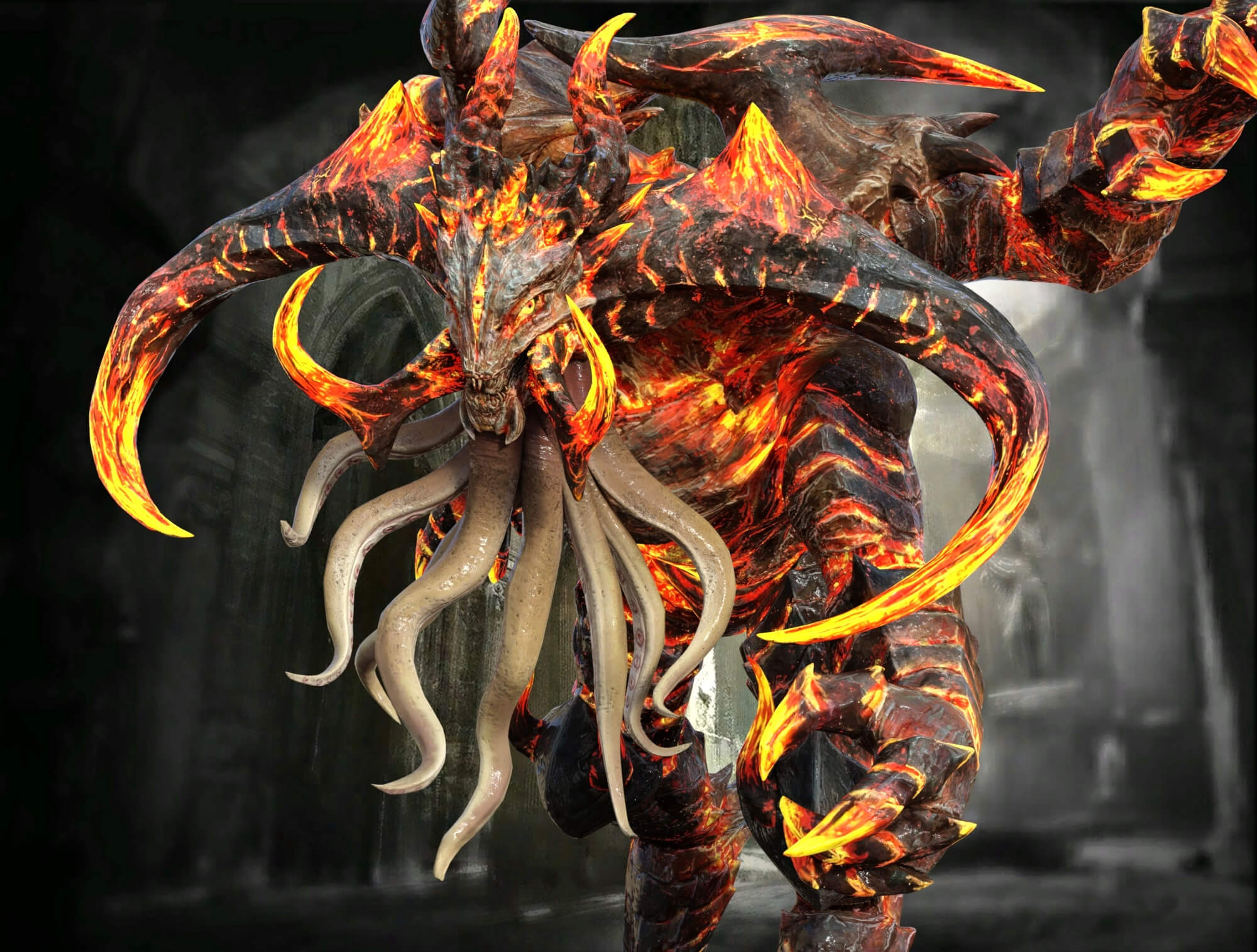 Summoner's Infernal Ashura (DS Version) - Daz Content by Summoner