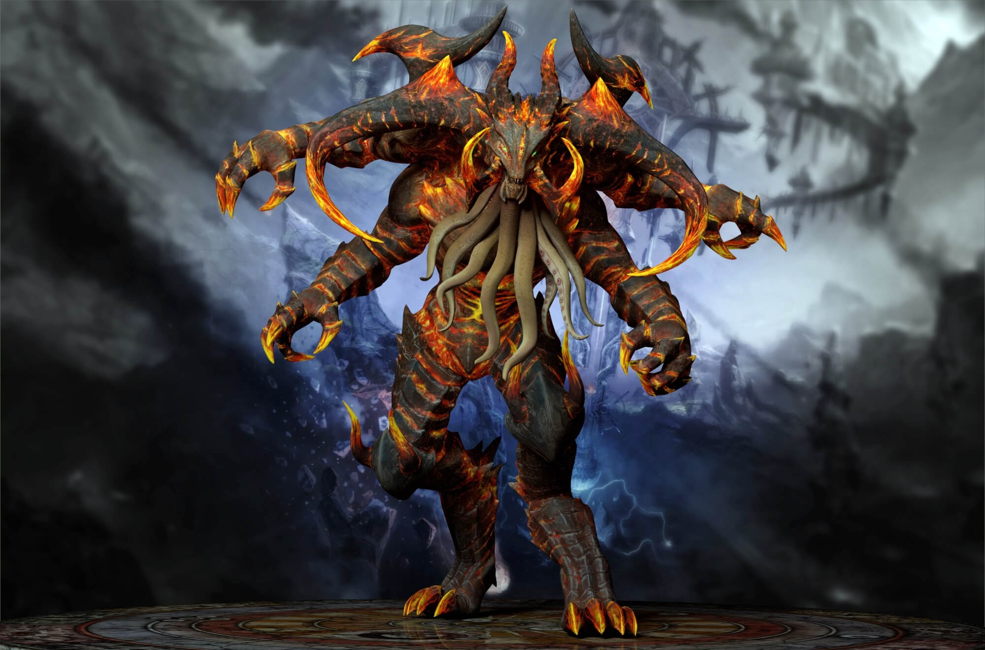 Summoner's Infernal Ashura (Poser Version) - Poser Content by Summoner