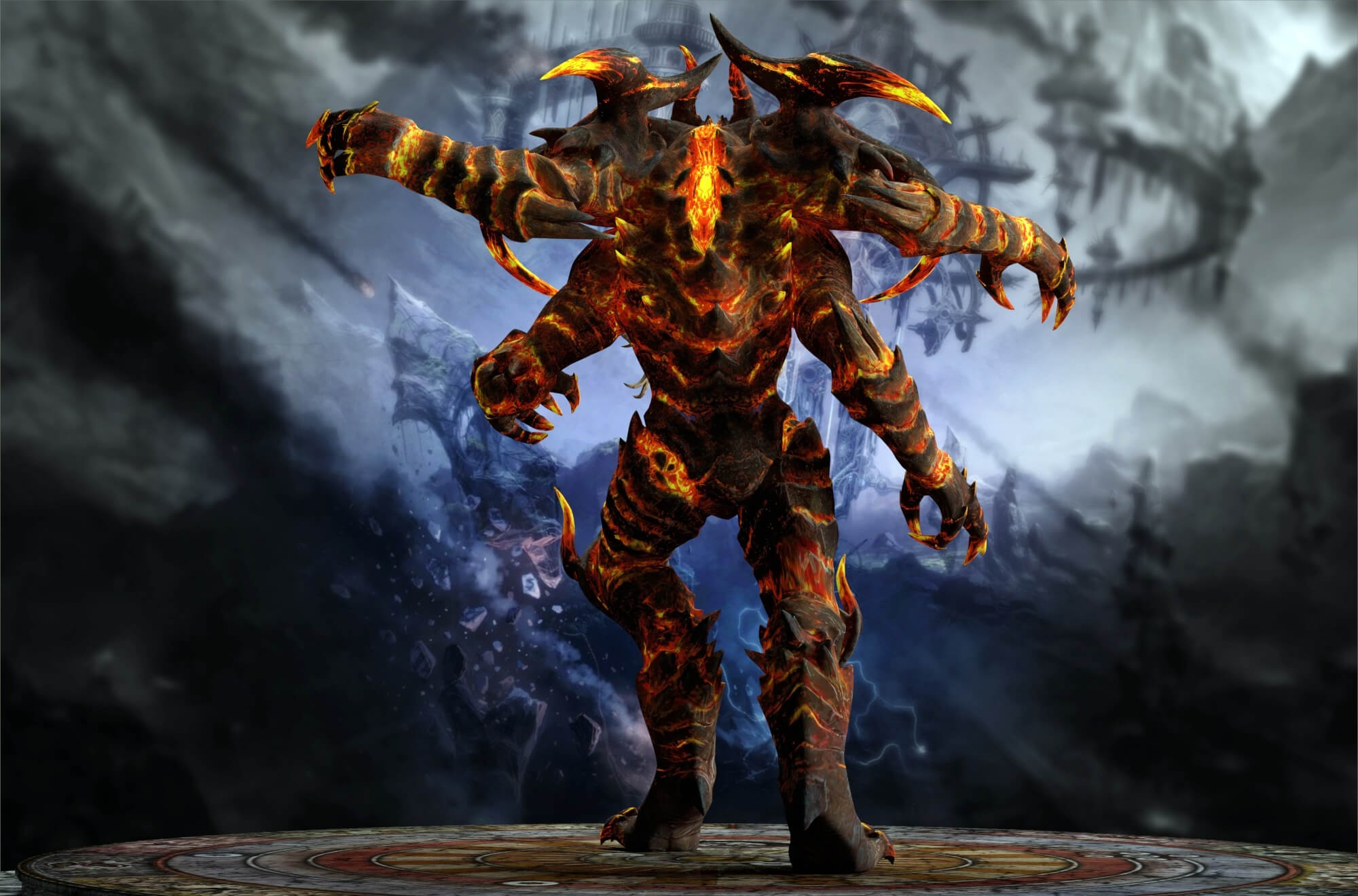 Summoner's Infernal Ashura (Poser Version) - Poser Content by Summoner