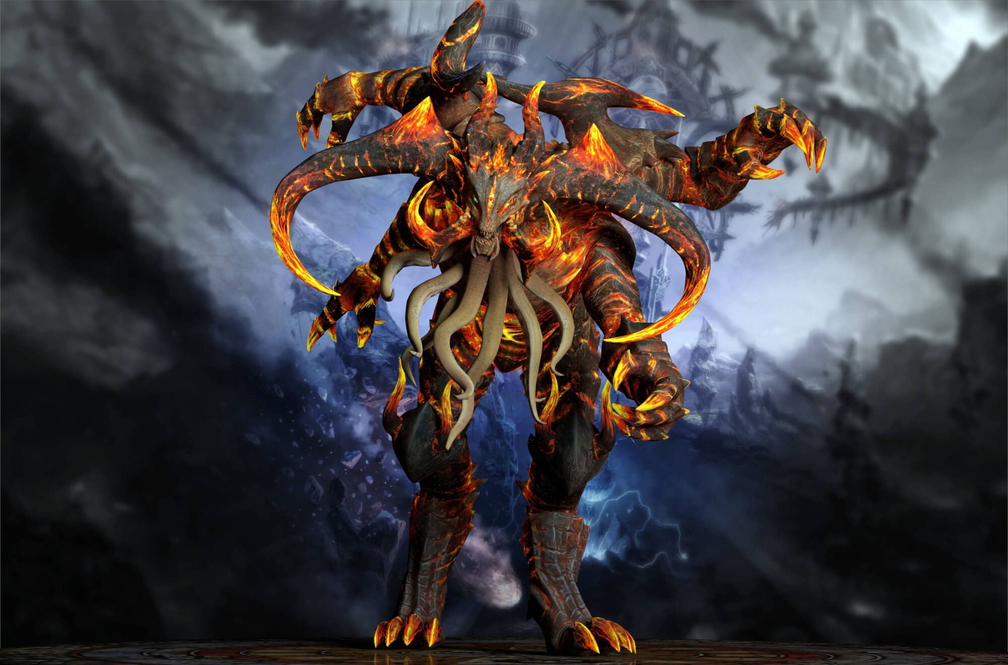 Summoner's Infernal Ashura (Poser Version) - Poser Content by Summoner