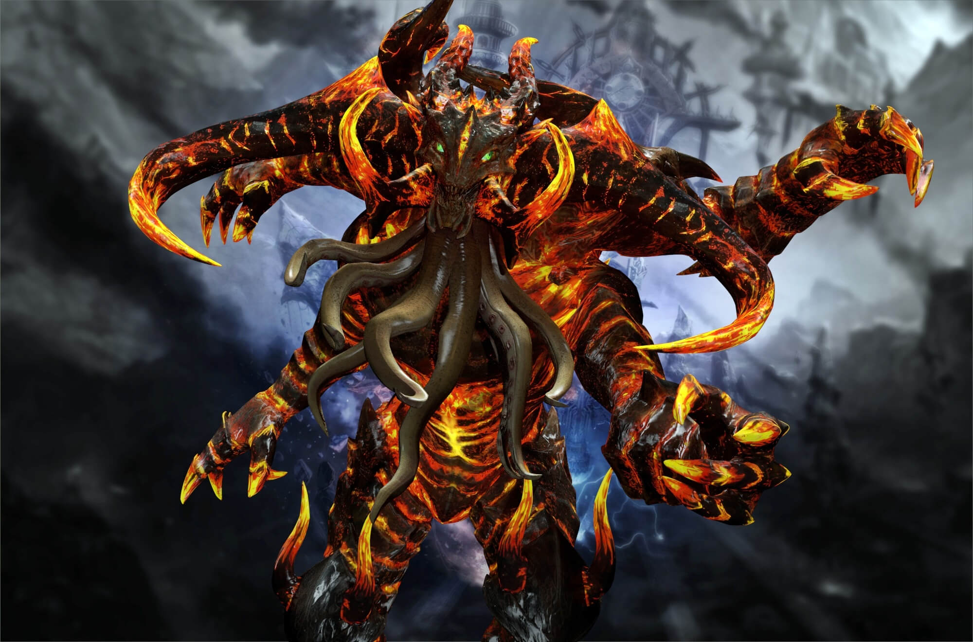 Summoner's Infernal Ashura (Poser Version) - Poser Content by Summoner