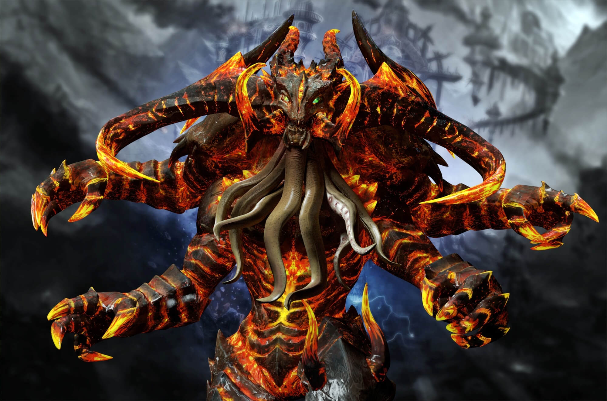 Summoner's Infernal Ashura (Poser Version) - Poser Content by Summoner