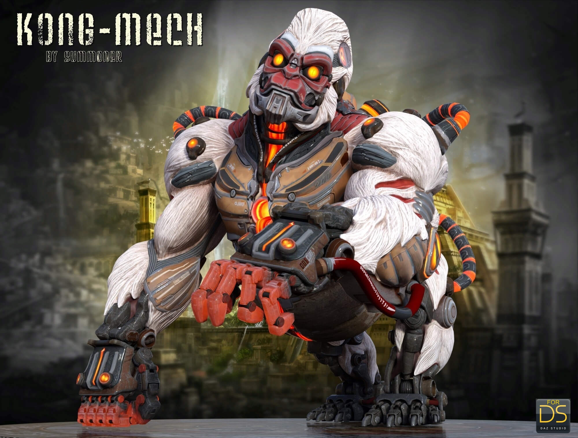 Summoner's Kong-Mech Daz Content by Summoner