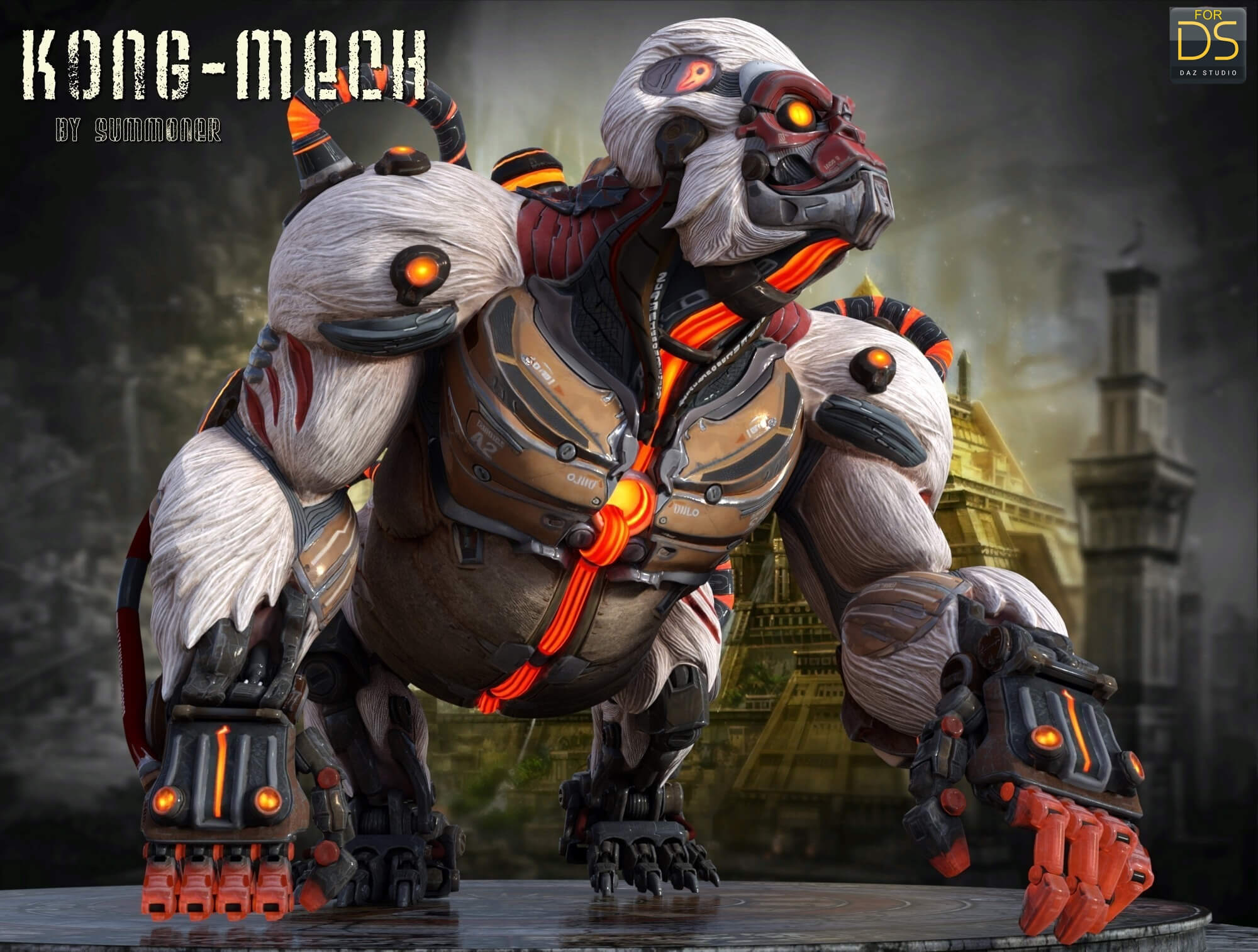 Summoner's Kong-Mech Daz Content by Summoner