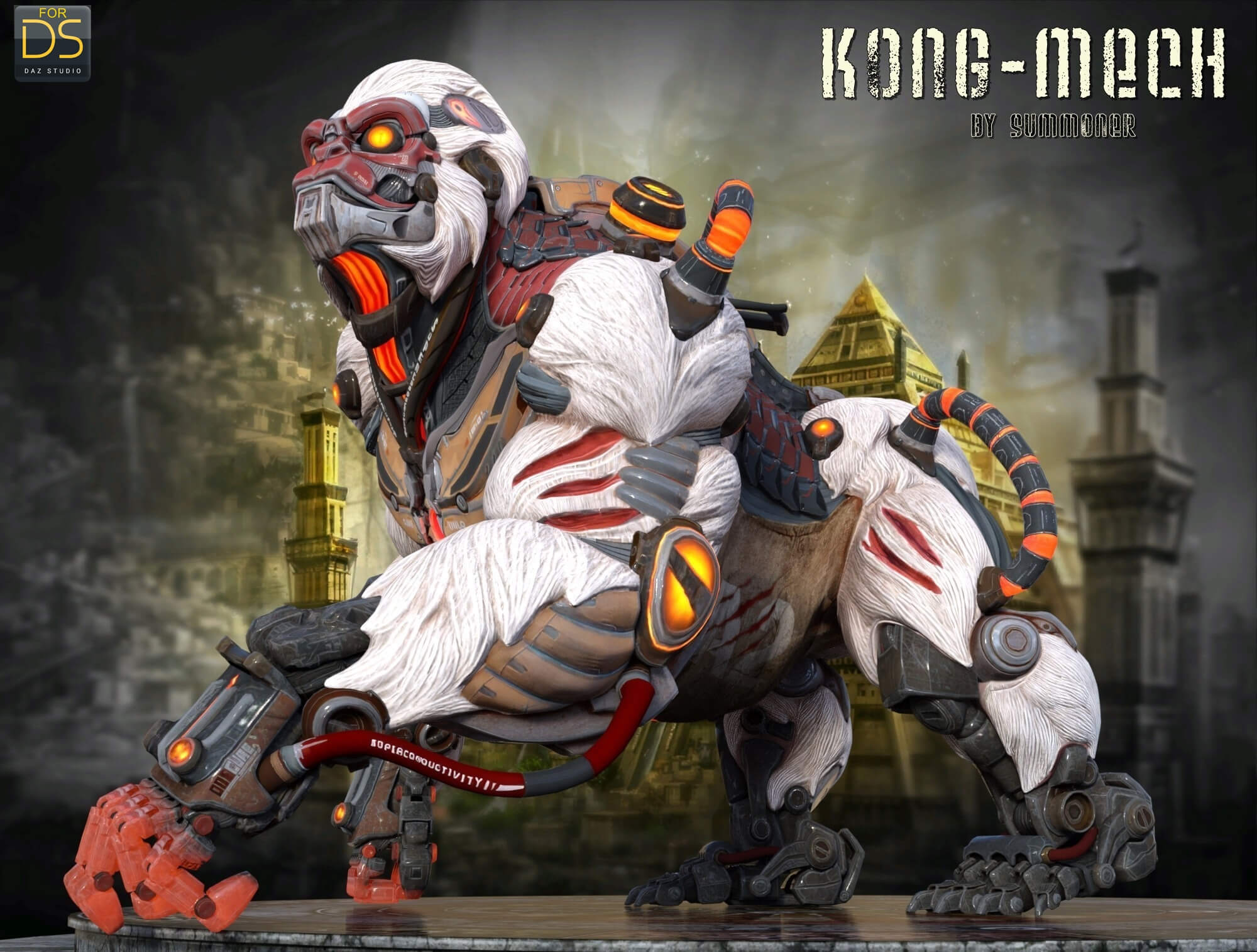Summoner's Kong-Mech Daz Content by Summoner
