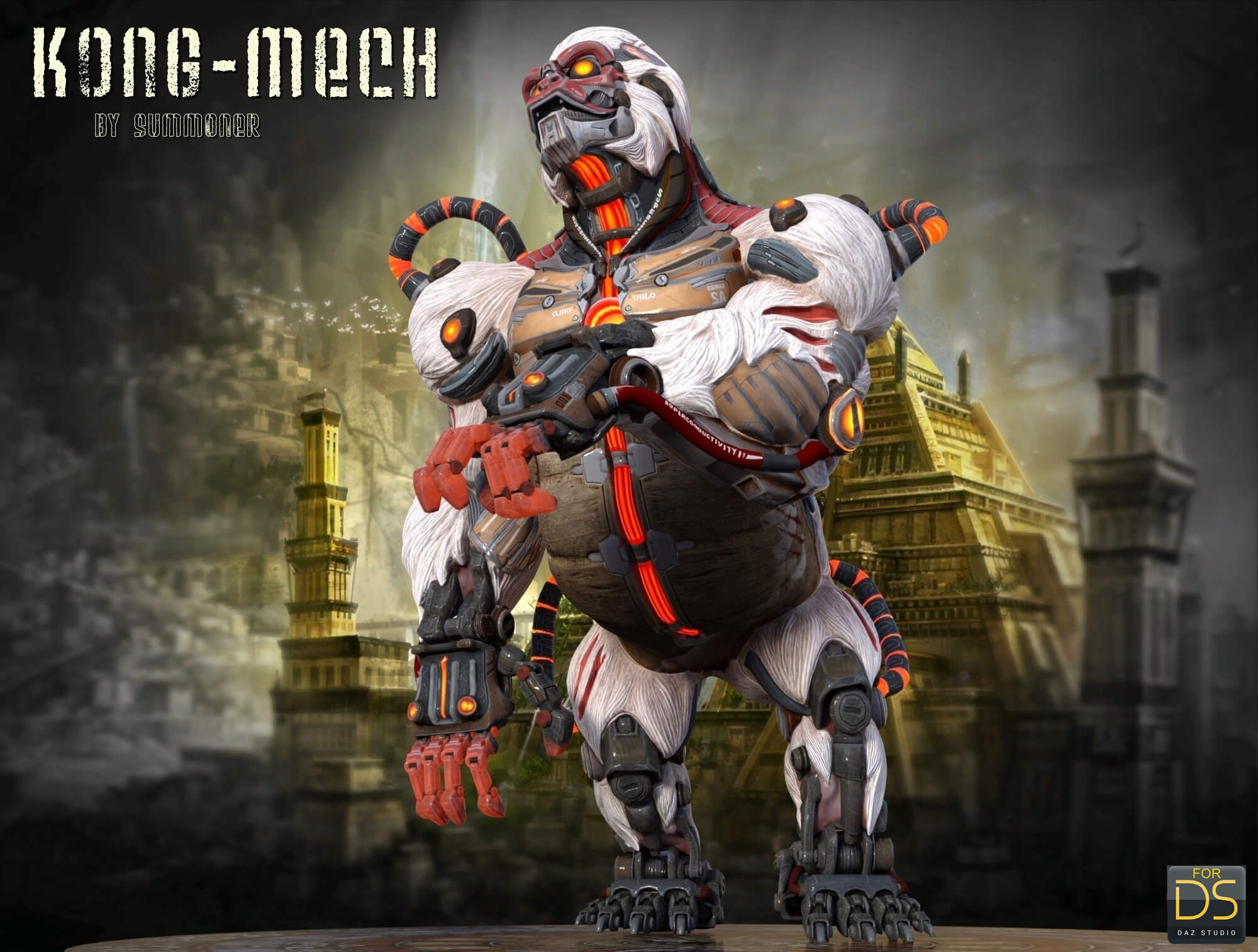 Summoner's Kong-Mech Daz Content by Summoner