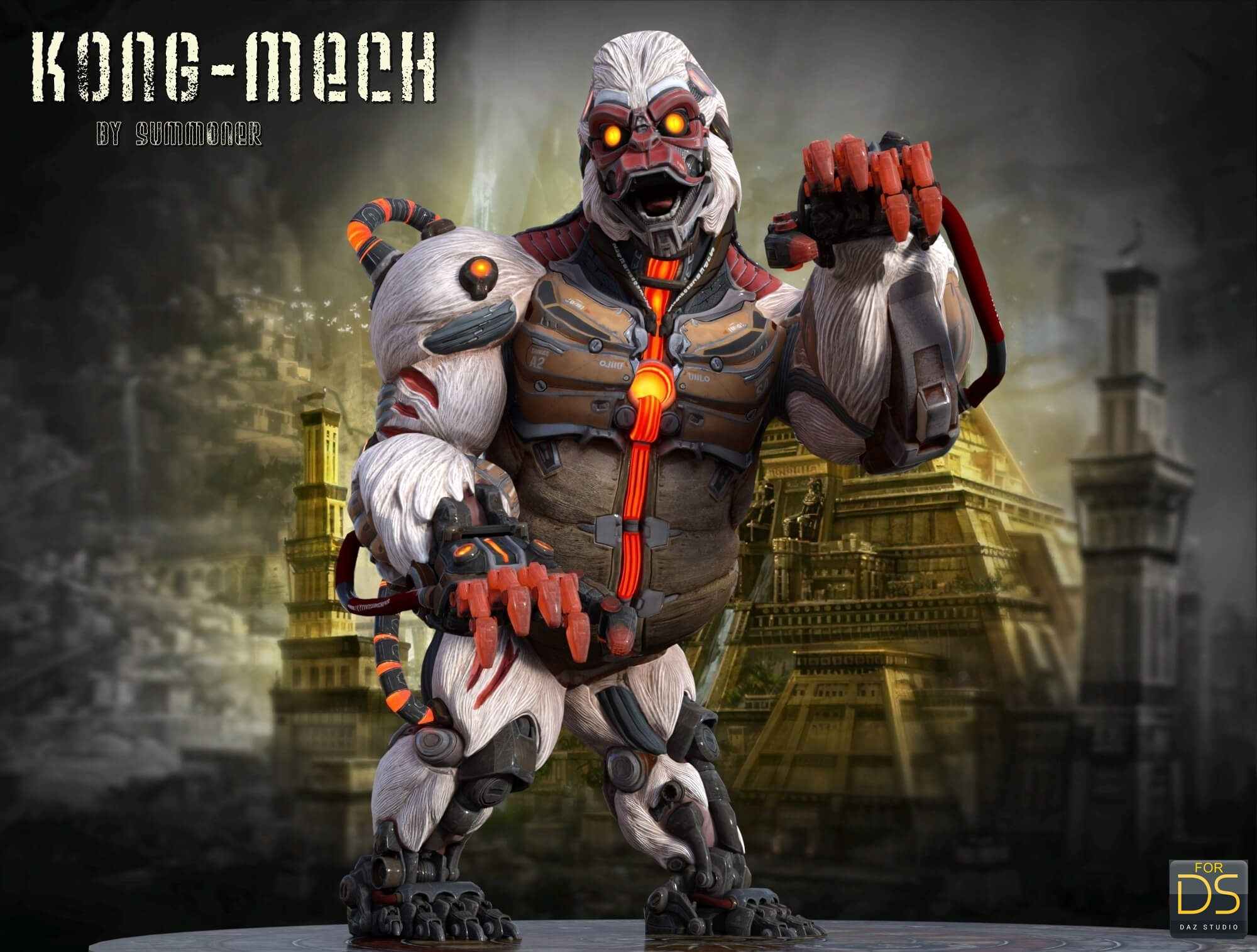Summoner's Kong-Mech Daz Content by Summoner
