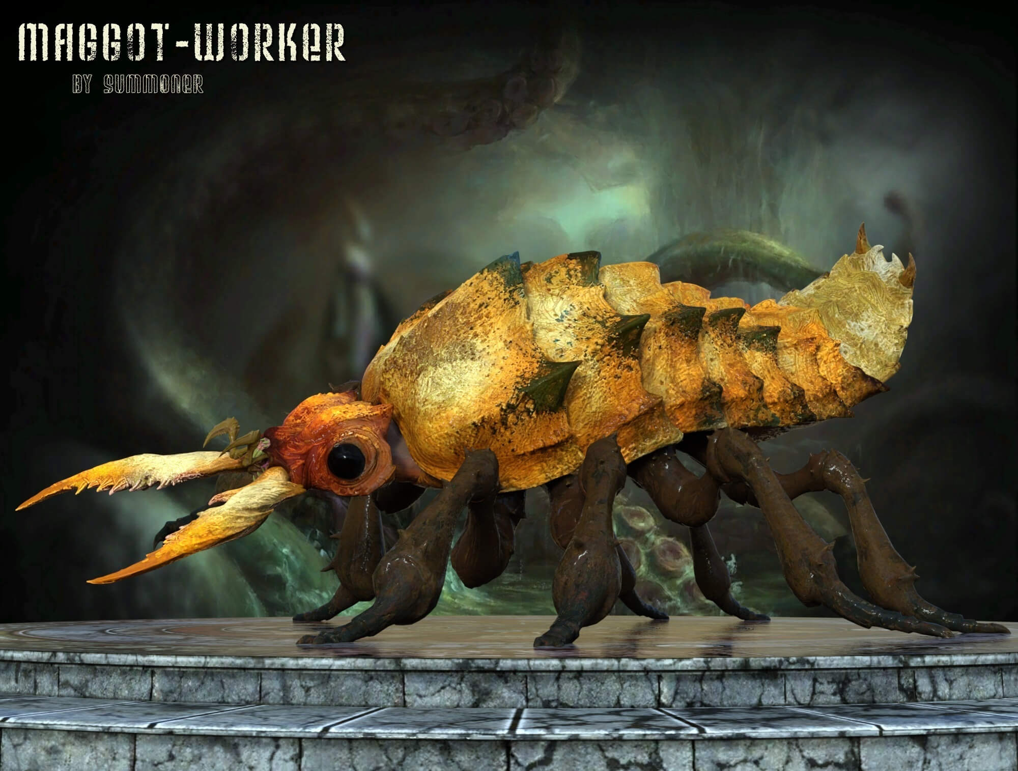 Summoner's Maggot-Worker Daz Content by Summoner