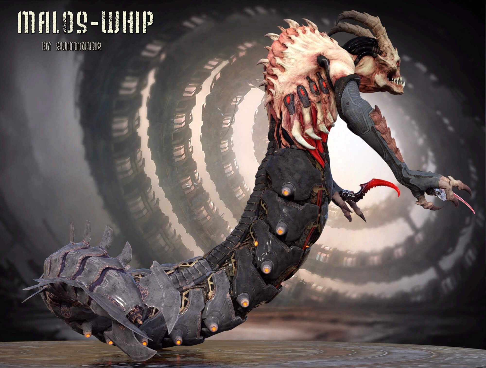 Summoner's Malos-Whip Daz Content by Summoner