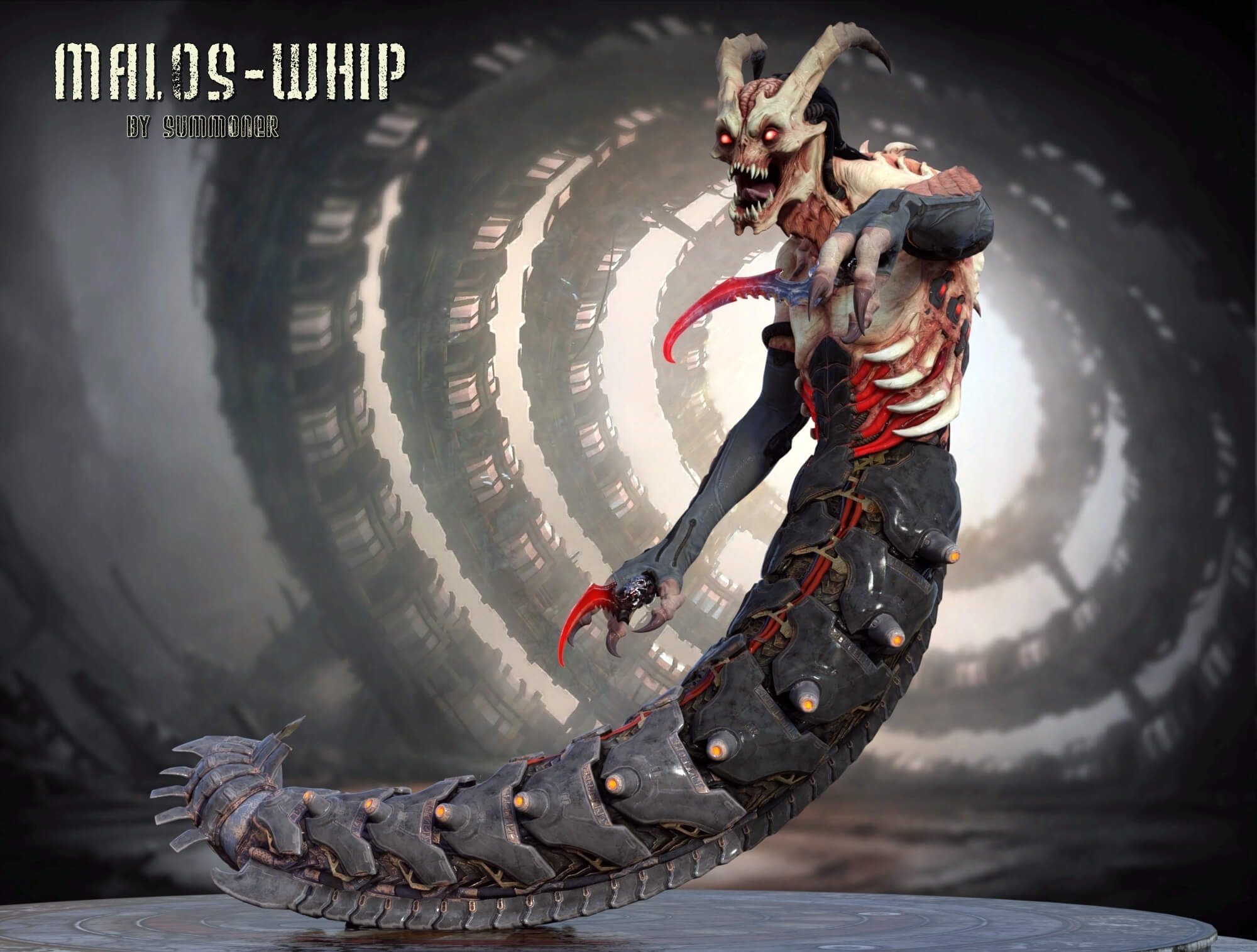 Summoner's Malos-Whip Daz Content by Summoner